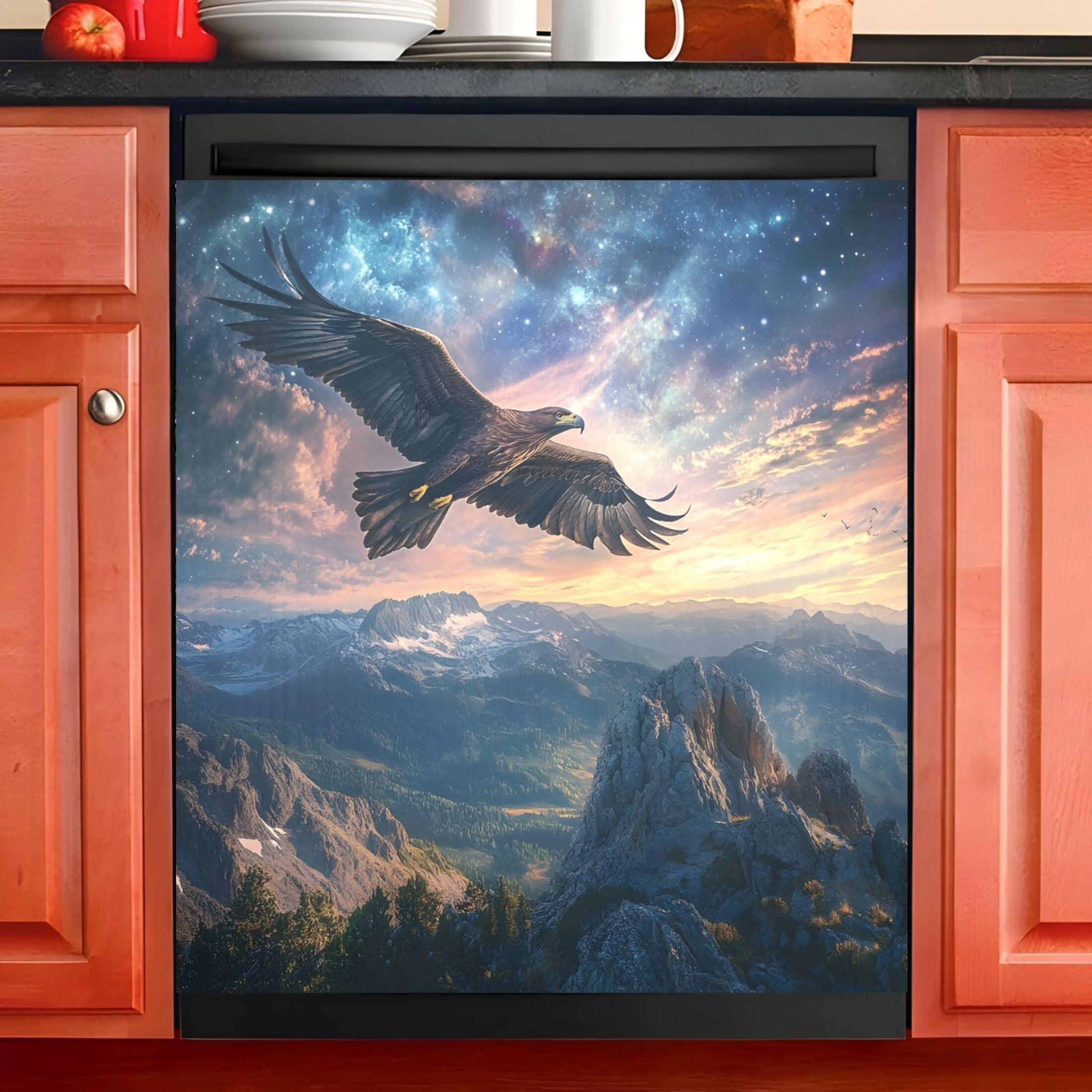 Ryvnso Eagle Dishwasher Magnetic Refrigerator Magnet Cover Kitchen Home ...