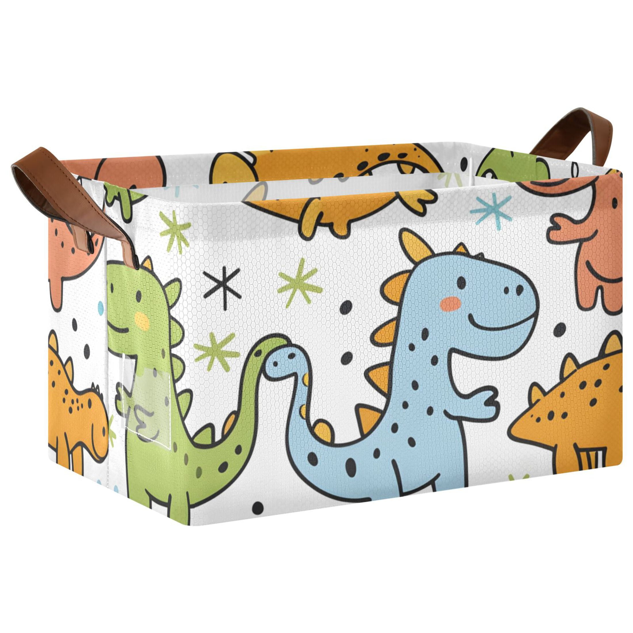 Ryvnso Funny Dinosaurs Storage Bins Large Basket Foldable Cube Toys ...