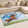 Ryvnso Horse Running Area Floor Mat Non-Slip Carpet Soft Rugs Doormats ...