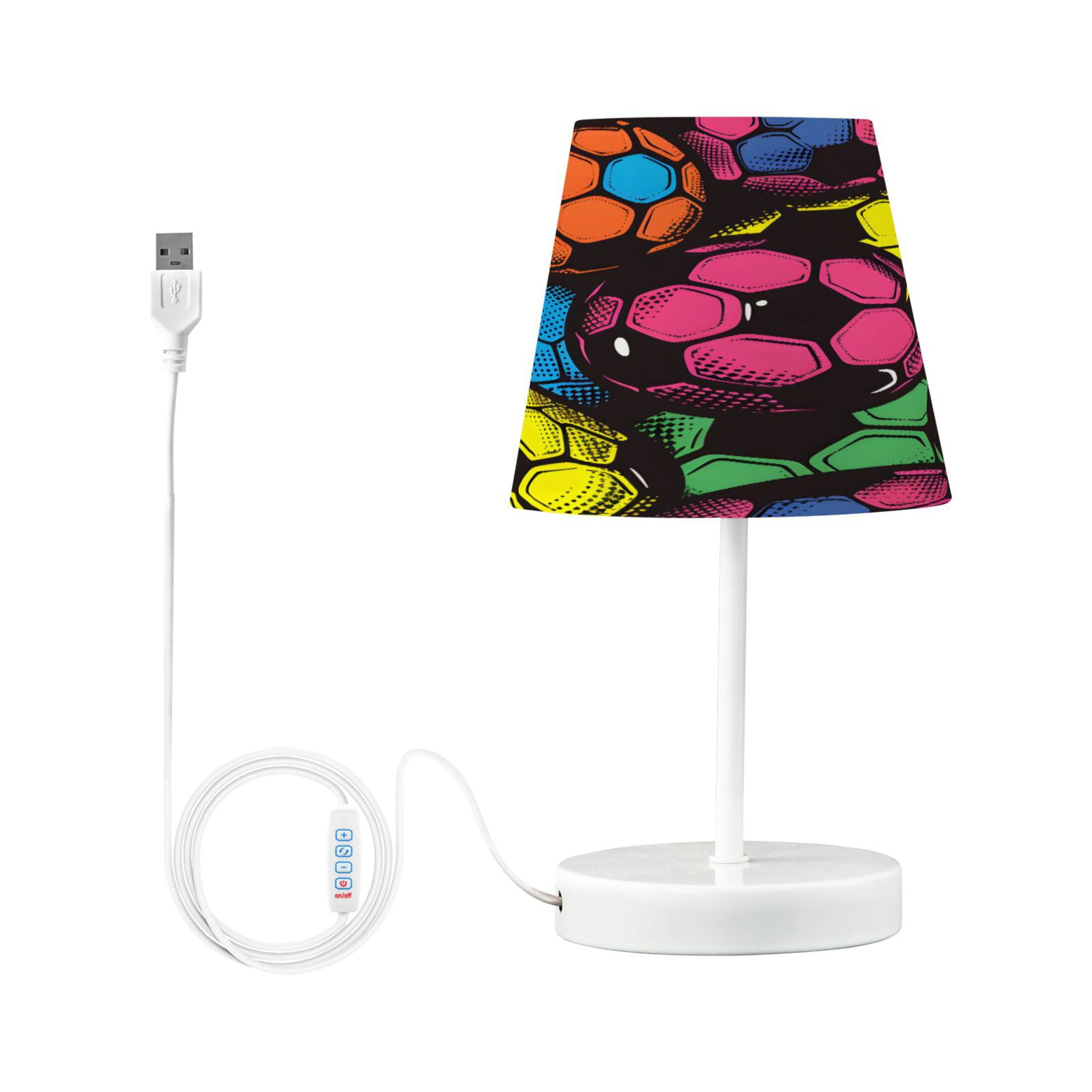 Ryvnso LED Bedside Table Lamp Art Soccer Footballs Bedroom Desk Lamps ...