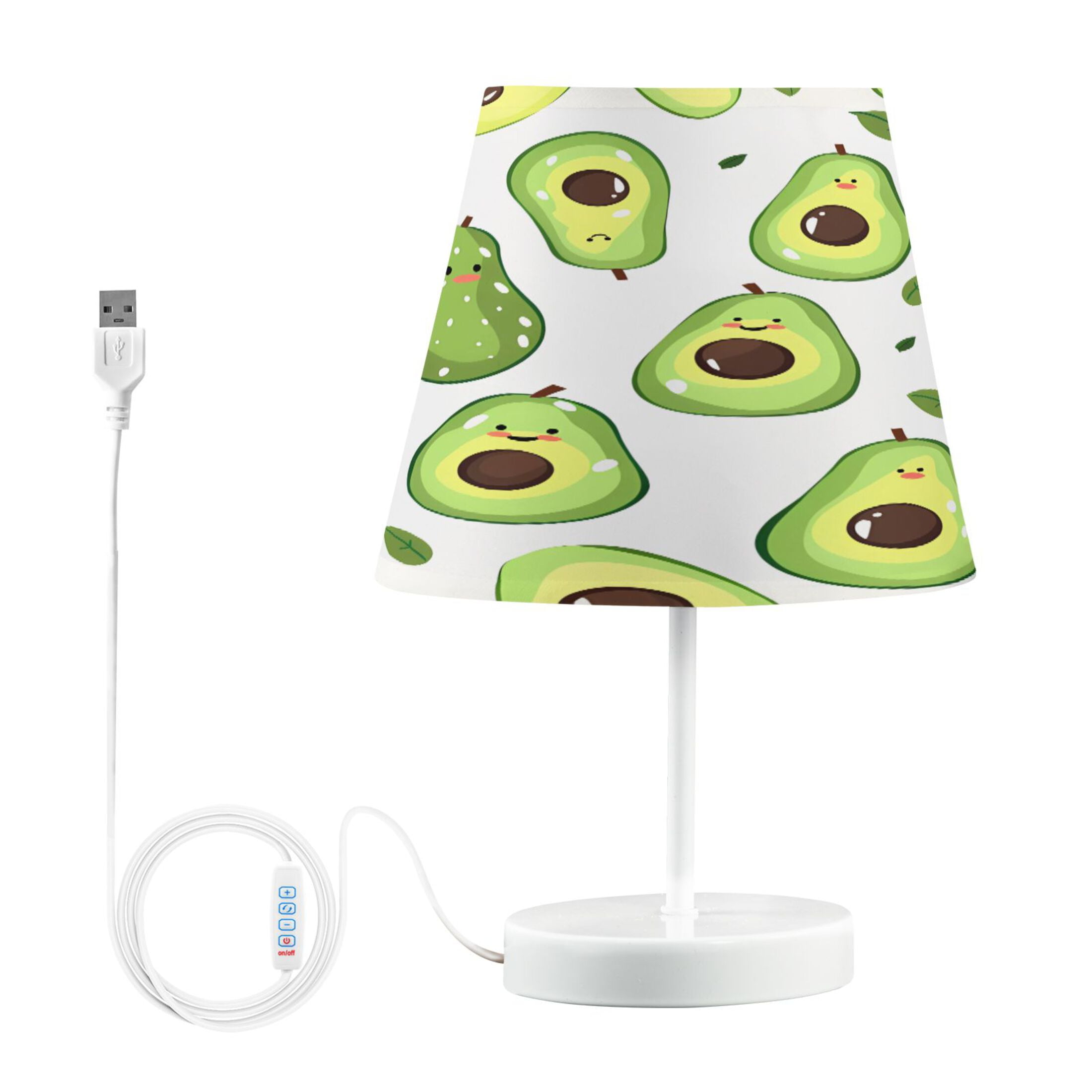 Ryvnso LED Bedside Table Lamp Avocado Bedroom Desk Lamps Nightstand ...