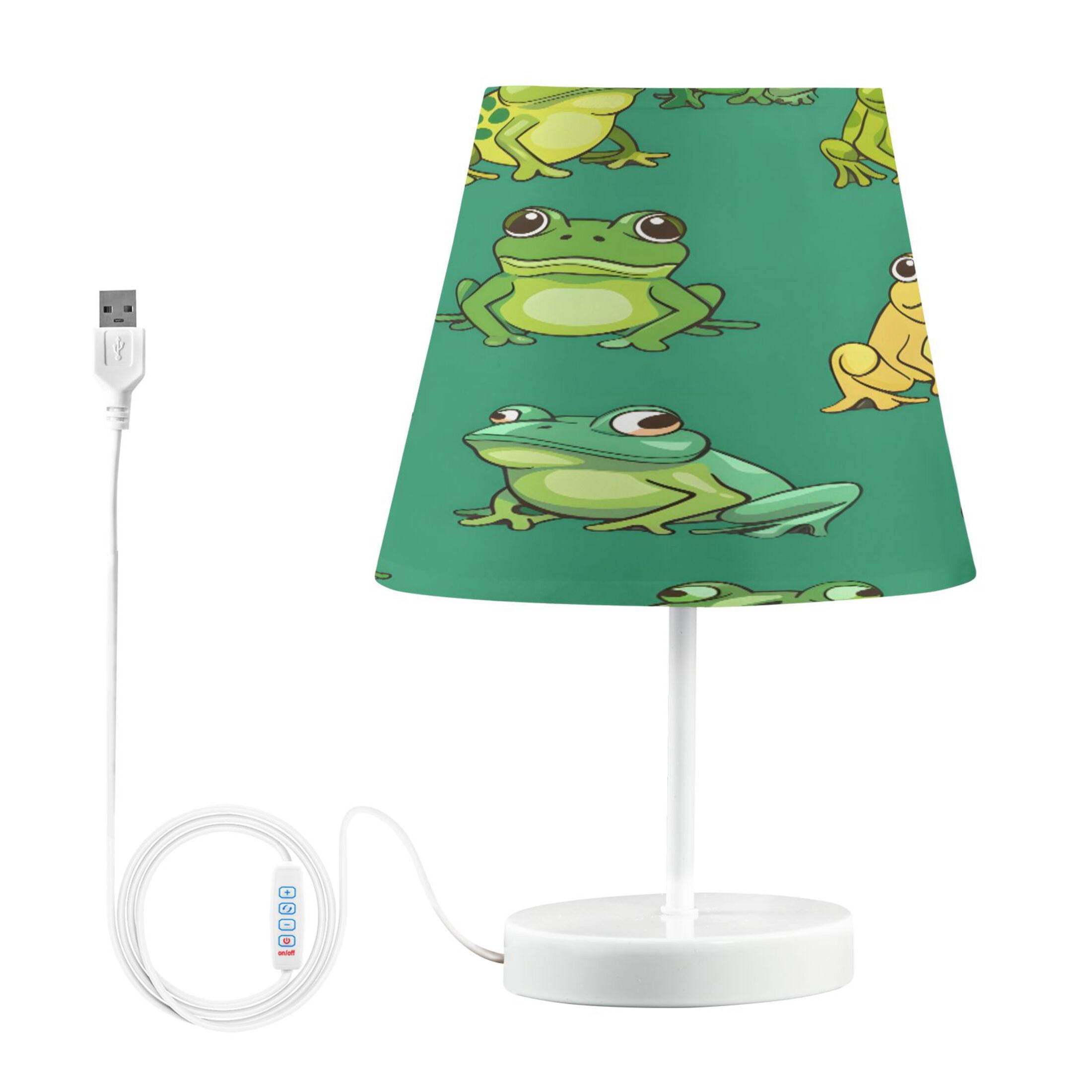 Ryvnso LED Bedside Table Lamp Cartoon Frog Bedroom Desk Lamps ...