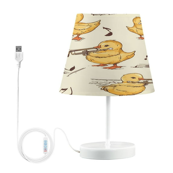 Ryvnso LED Bedside Table Lamp Cute Duck Musical Bedroom Desk Lamps ...