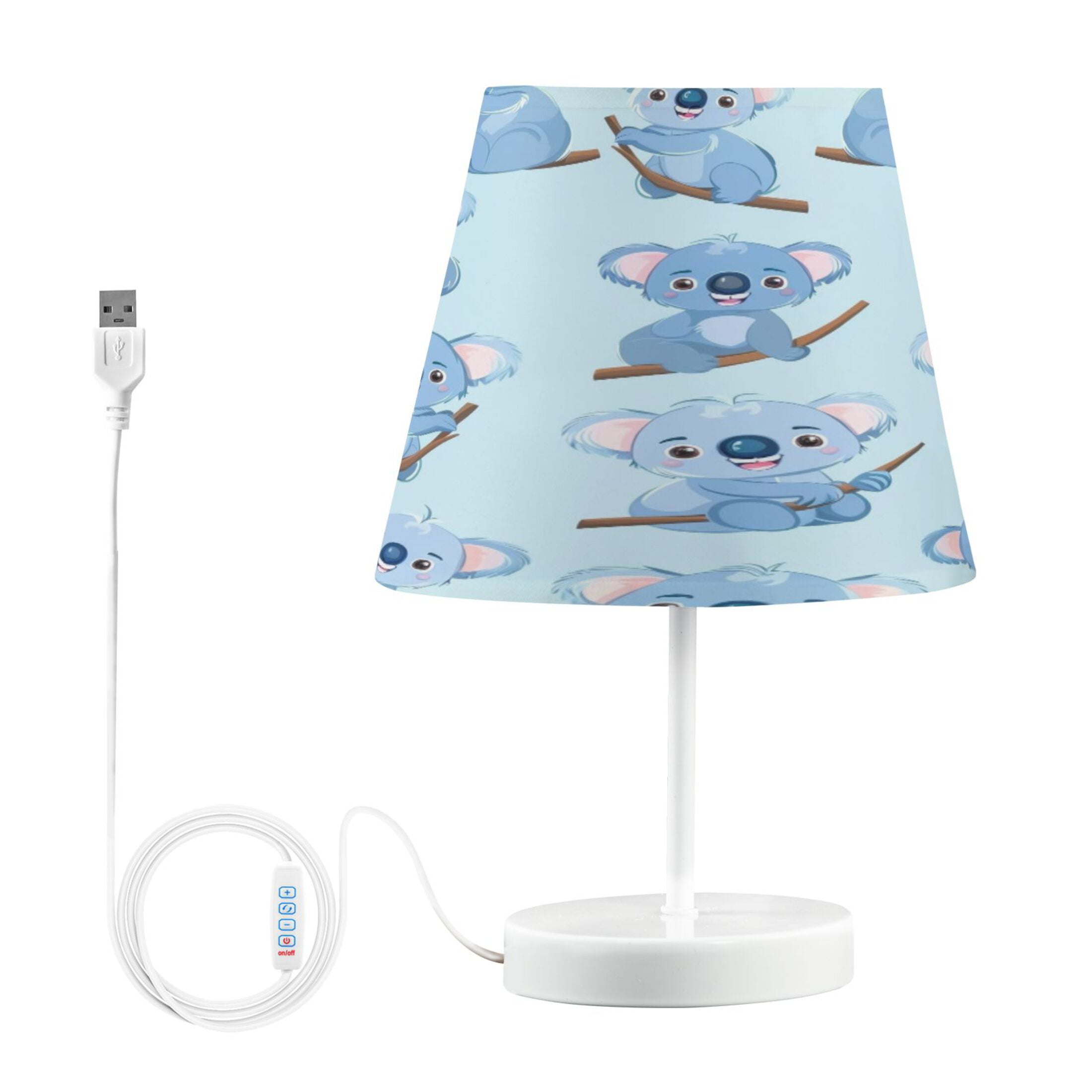 Ryvnso LED Bedside Table Lamp Cute Koalas Bedroom Desk Lamps Nightstand ...