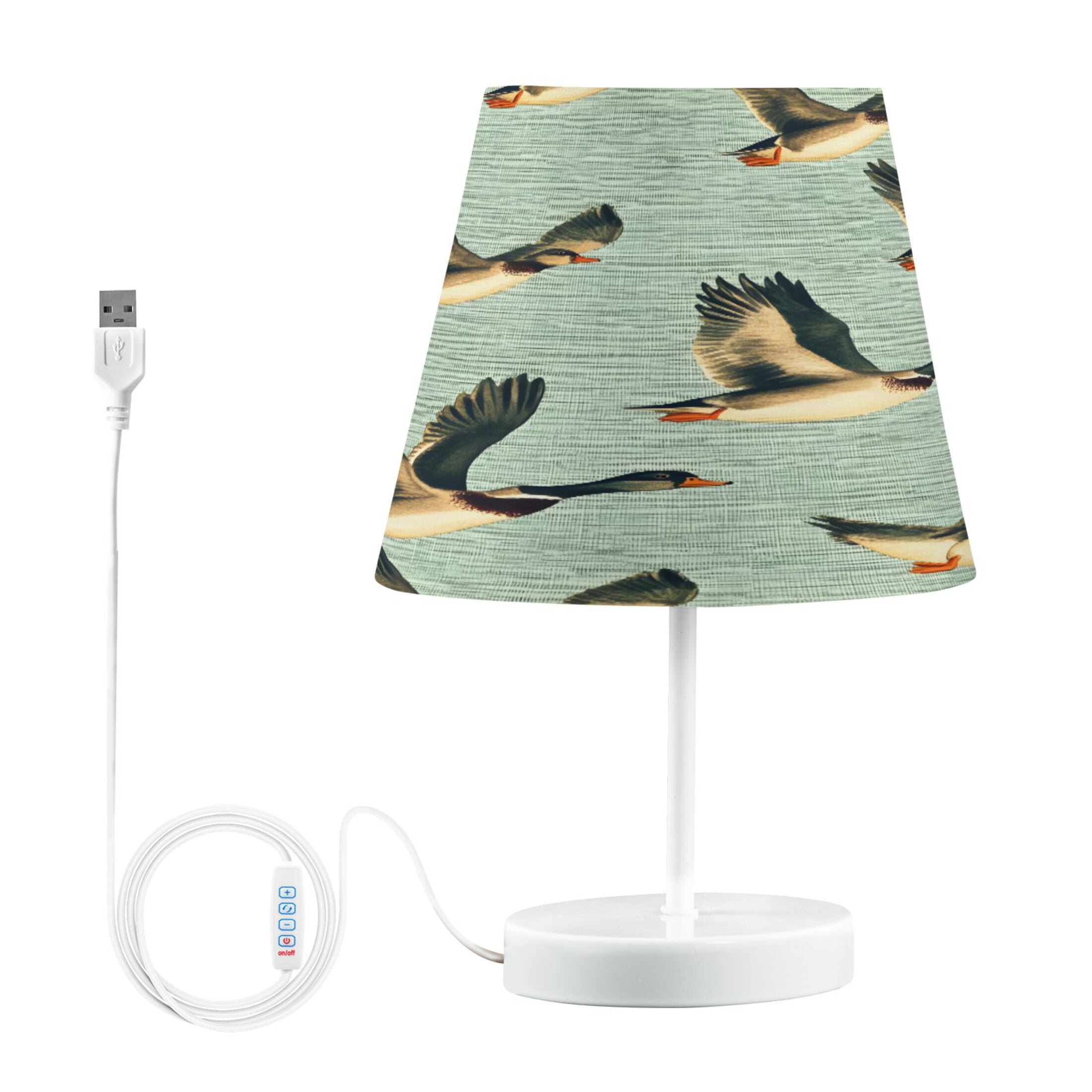 Ryvnso LED Bedside Table Lamp Ducks Flying Bedroom Desk Lamps ...