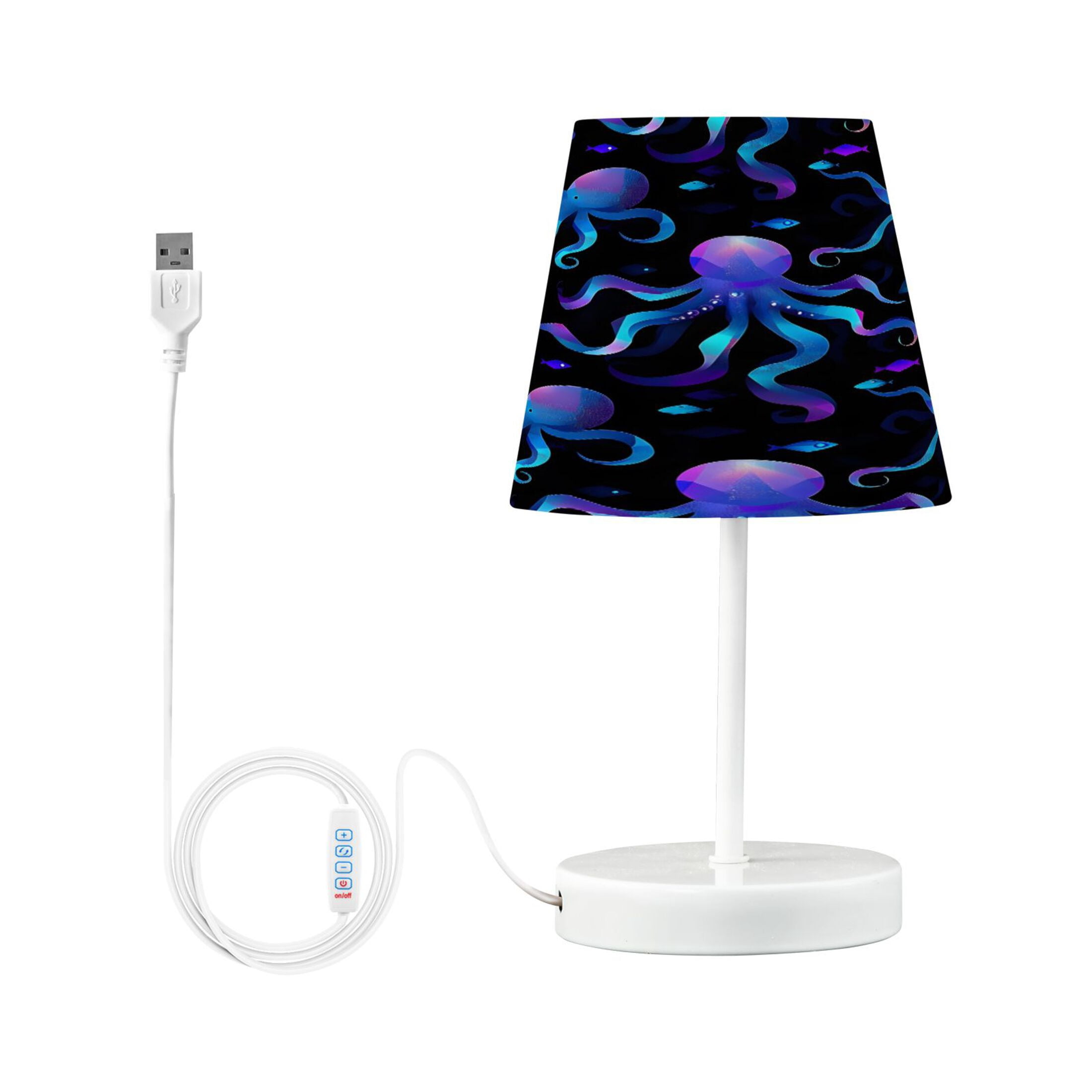 Ryvnso LED Bedside Table Lamp Octopus Magic Bedroom Desk Lamps ...