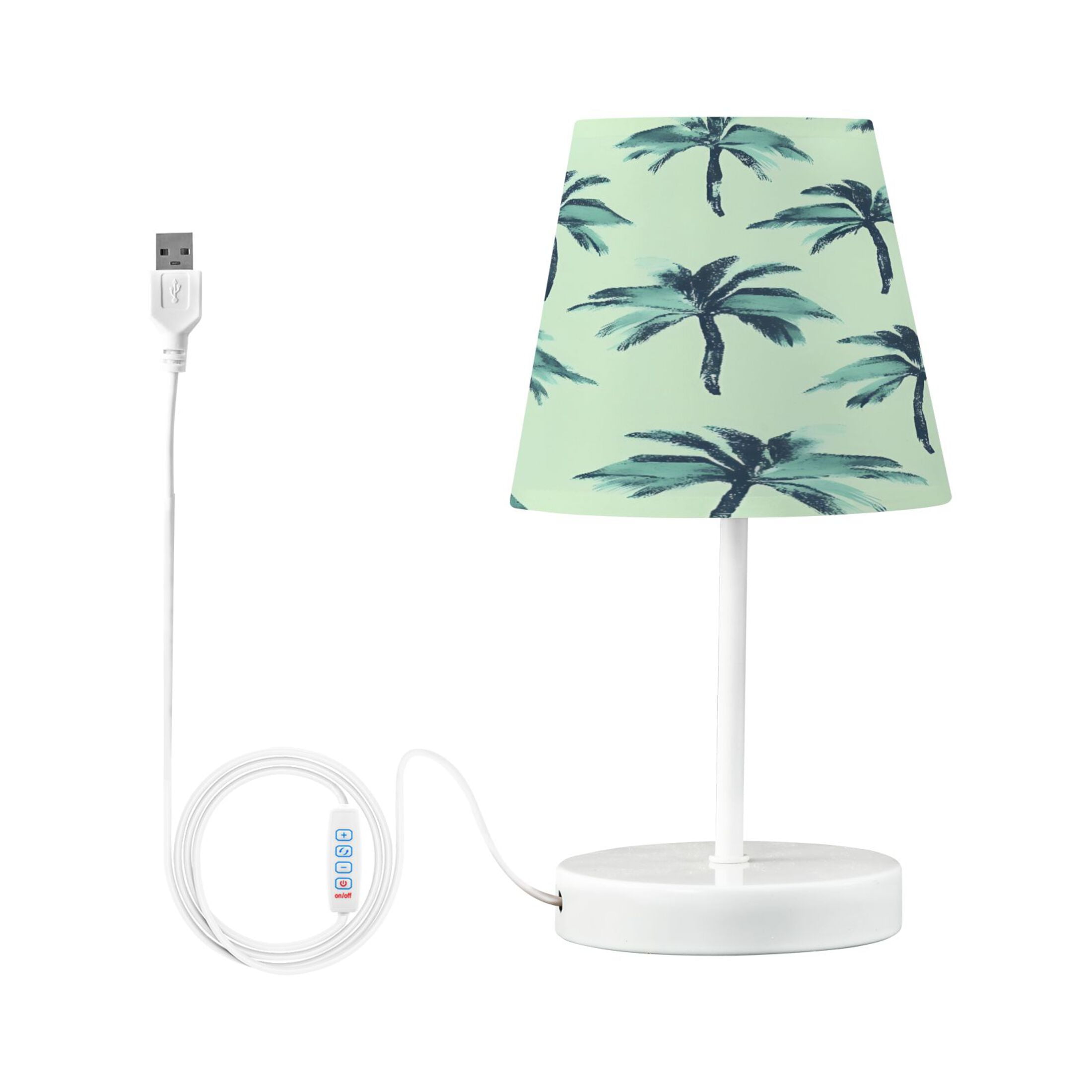 Ryvnso LED Bedside Table Lamp Palm Trees-h1 Bedroom Desk Lamps ...