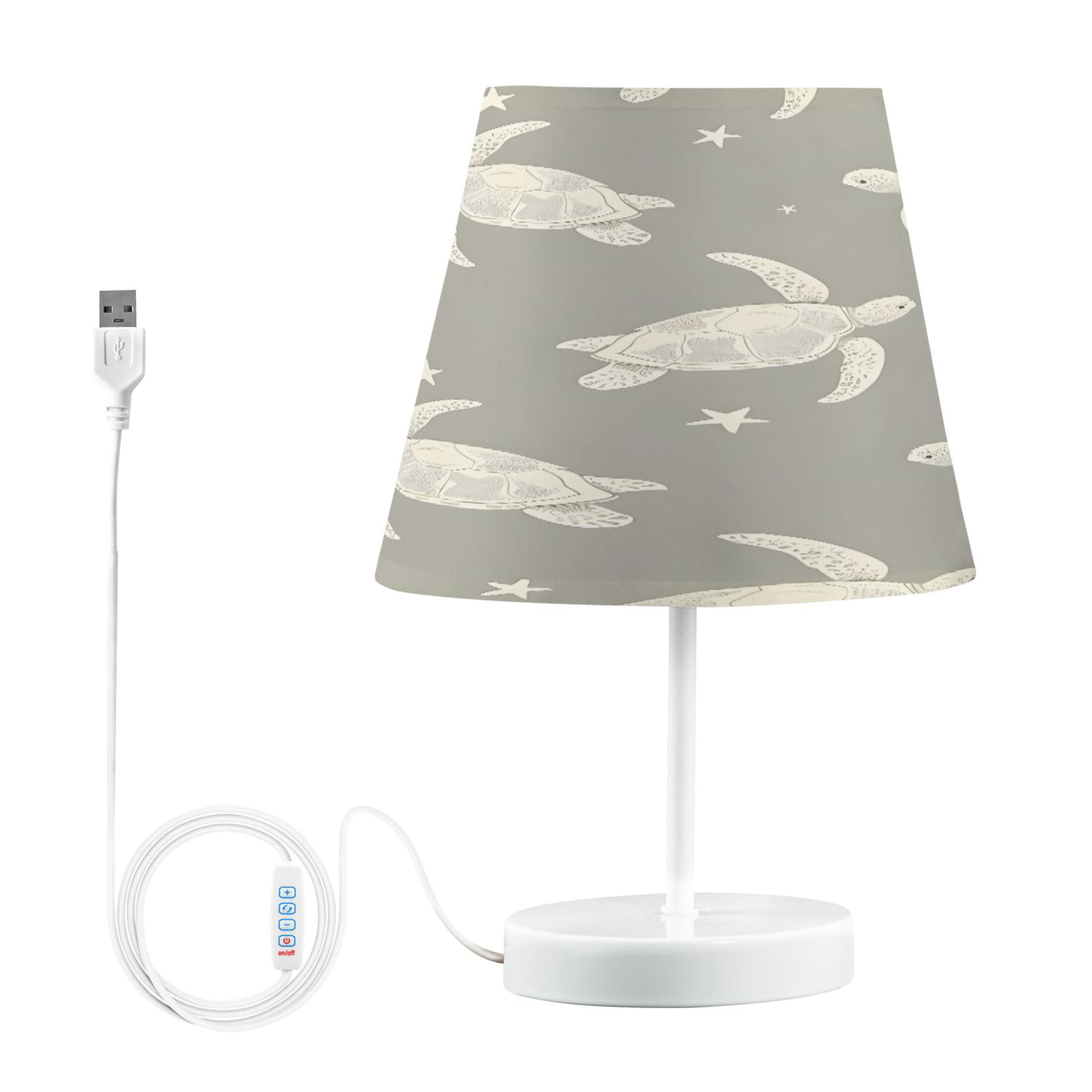 Ryvnso LED Bedside Table Lamp Retro Sea Turtles Bedroom Desk Lamps ...