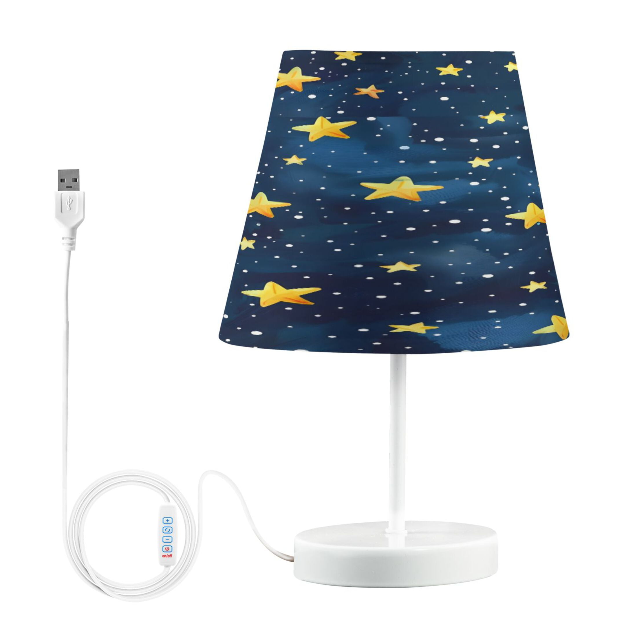 Ryvnso LED Bedside Table Lamp Stars in Night Bedroom Desk Lamps ...