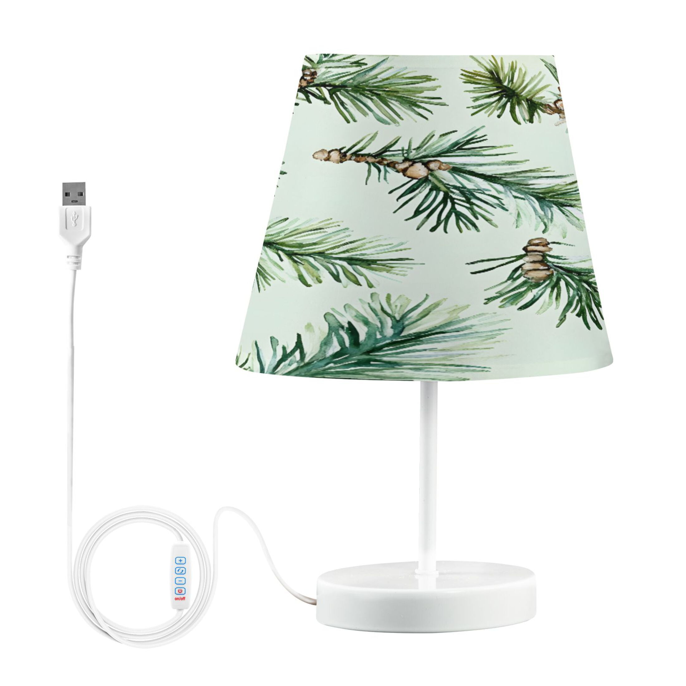 Ryvnso LED Bedside Table Lamp Tree Branches Bedroom Desk Lamps Nightstand Lampshade M - Walmart.com