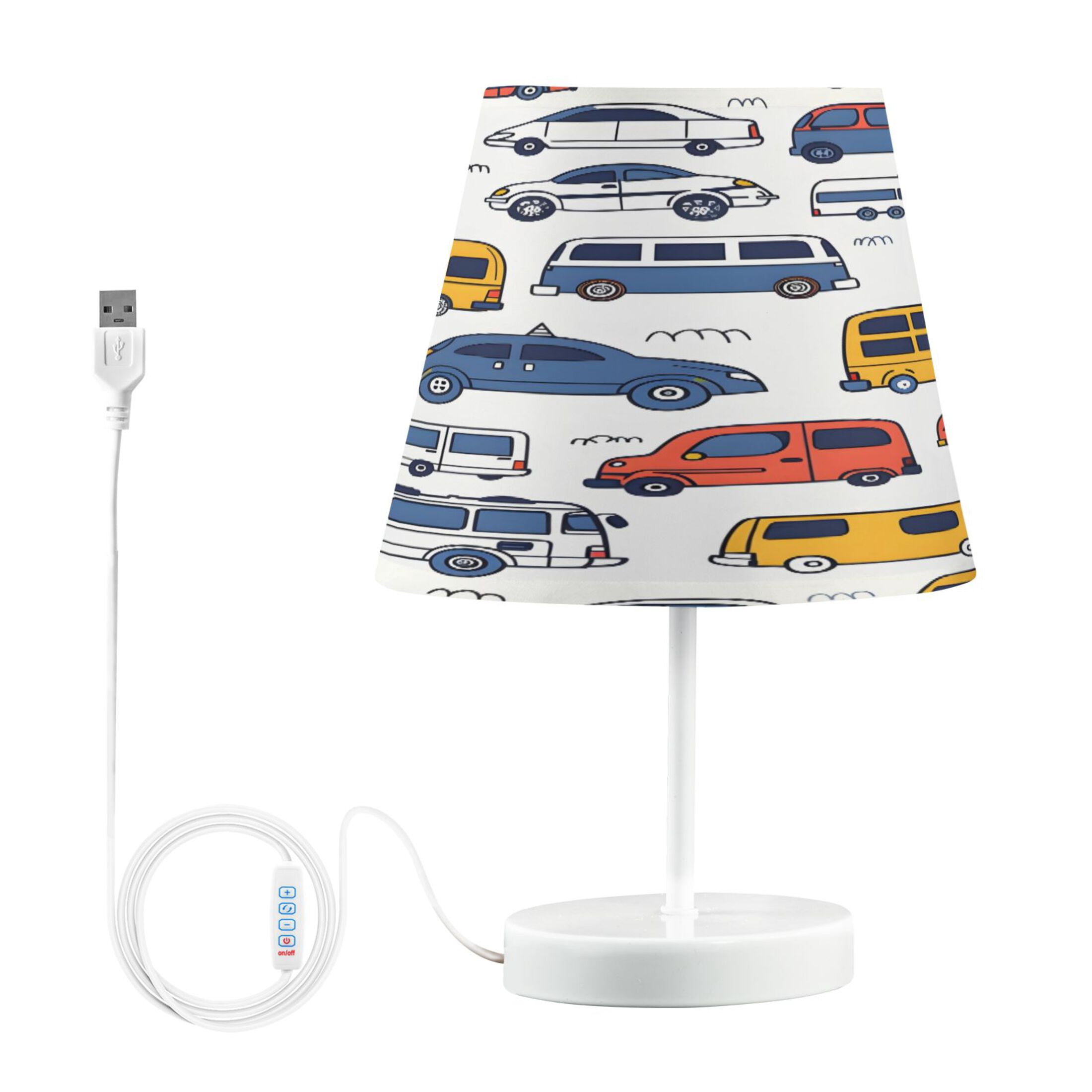 Ryvnso LED Bedside Table Lamp Vehicles Bus Bedroom Desk Lamps ...