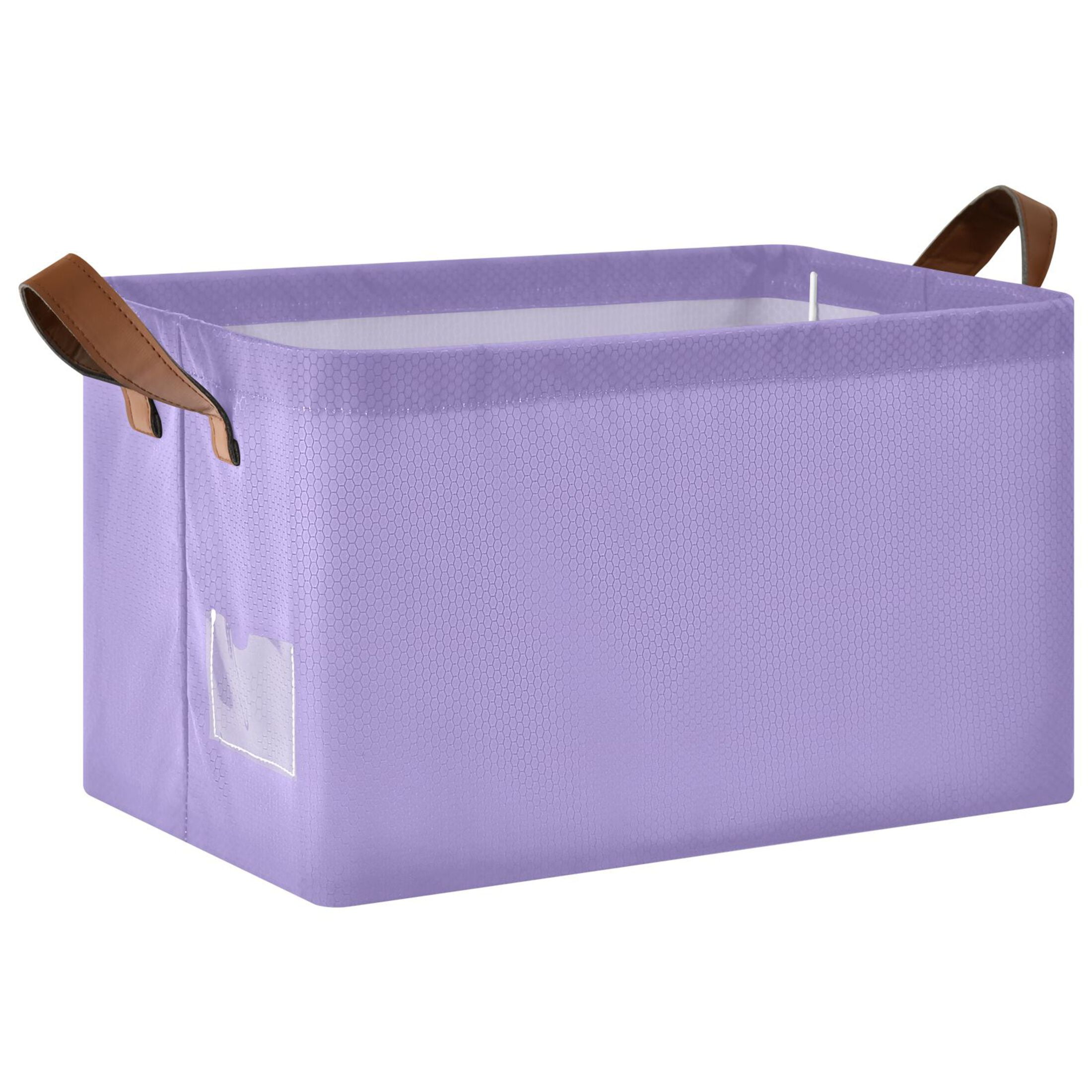 Ryvnso Lavender Purple Storage Bins Large Basket Foldable Cube Toys ...