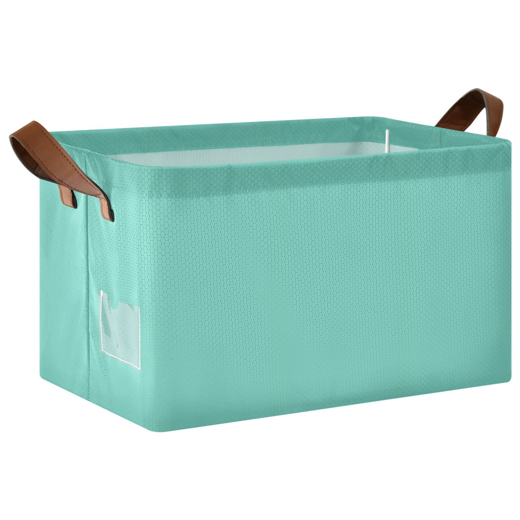 Ryvnso Light Green Color Storage Bins Large Basket Foldable Cube Toys ...