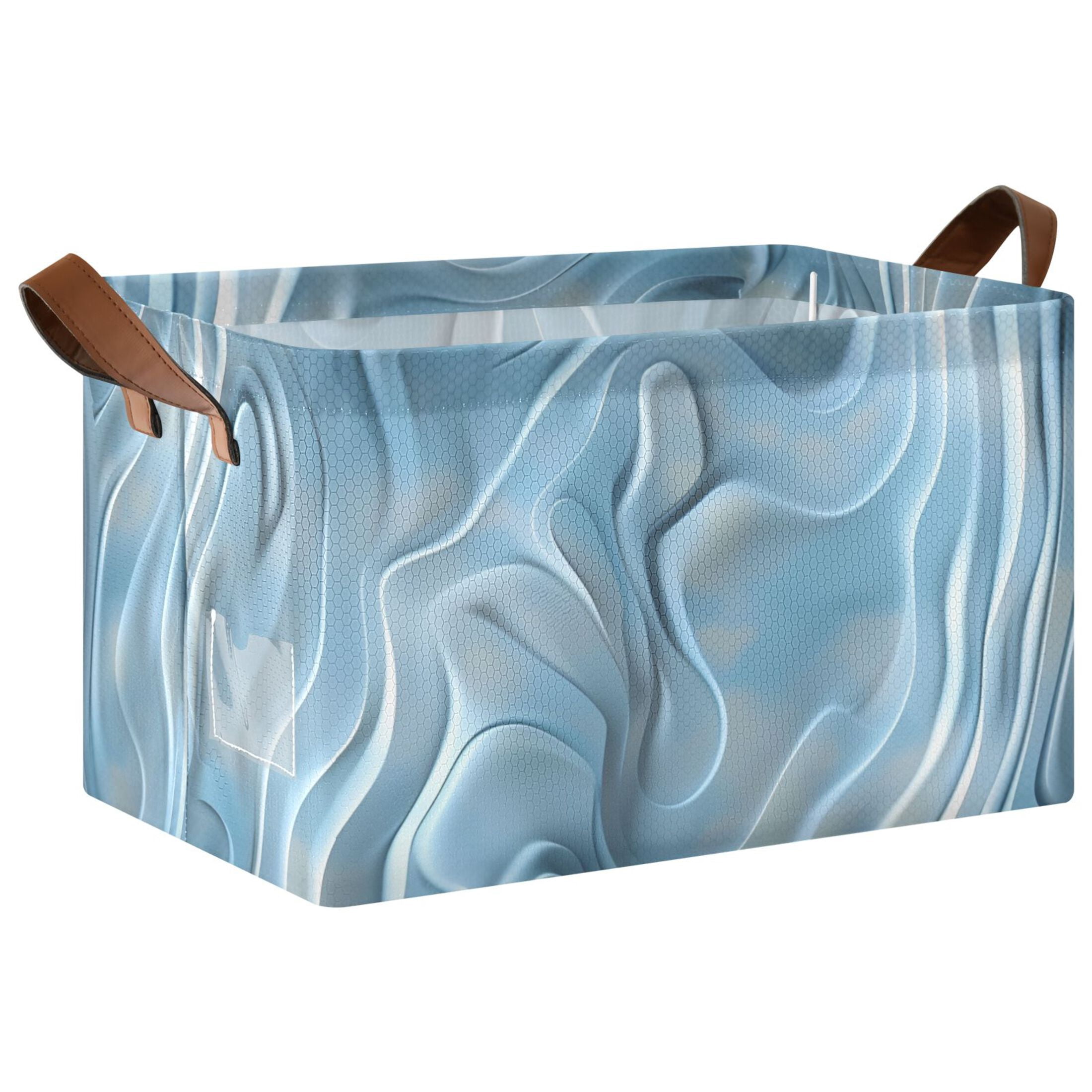 Ryvnso Liquid Art Print Storage Bins Large Basket Foldable Cube Toys ...