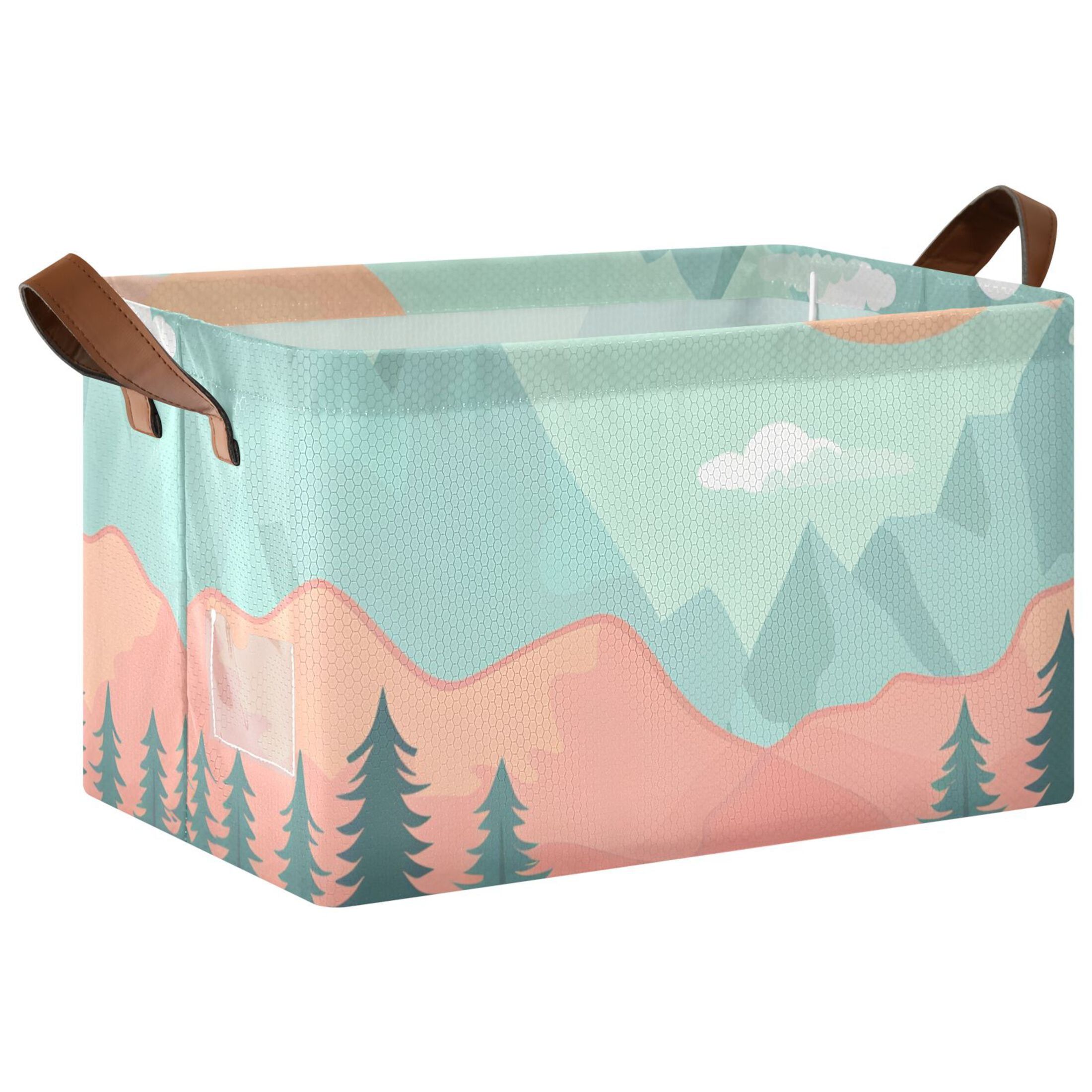 Ryvnso Scenery Sunset Storage Bins Large Basket Foldable Cube Toys ...