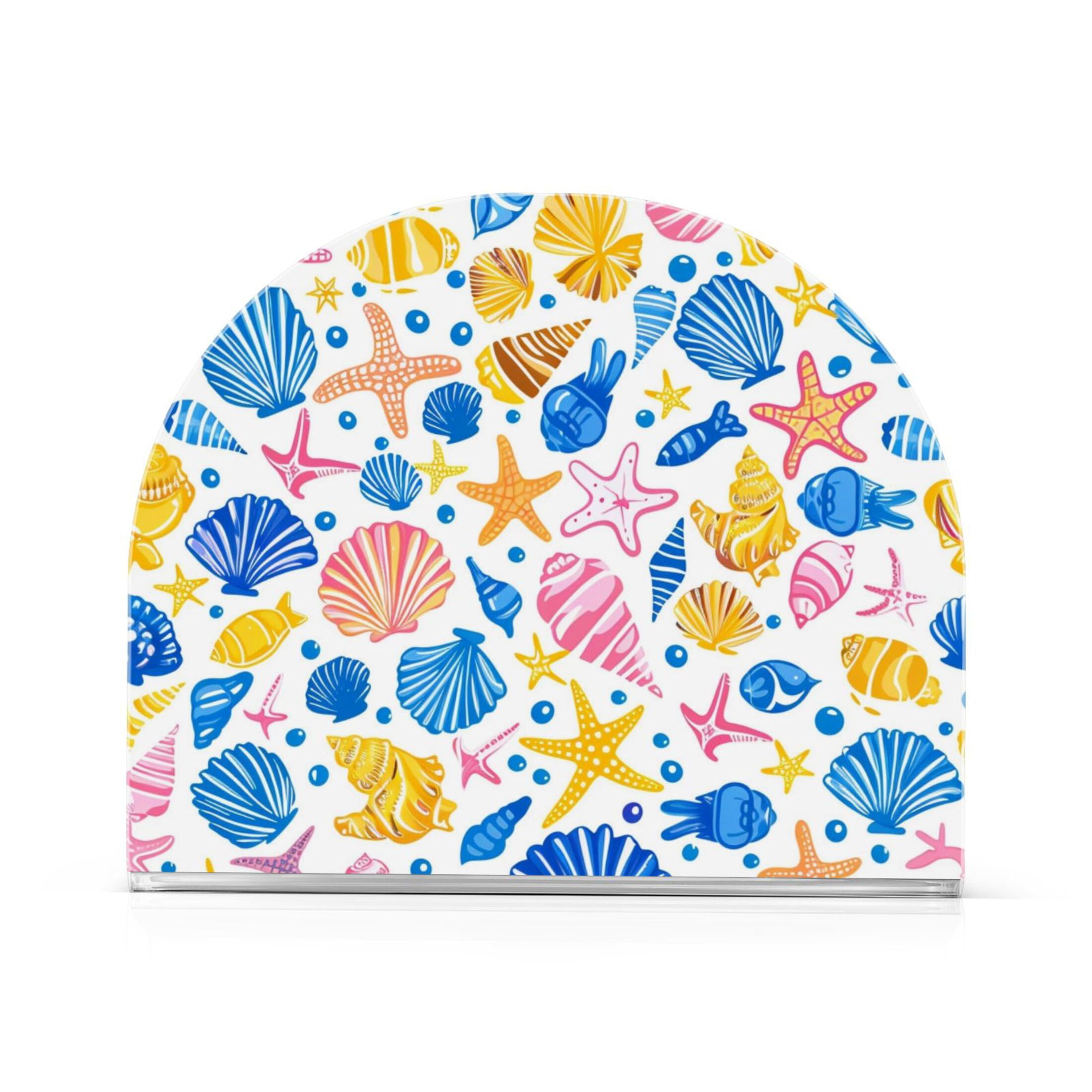 Ryvnso Sea Stars and Shells Acrylic Napkin Holder Table Kitchen Paper ...