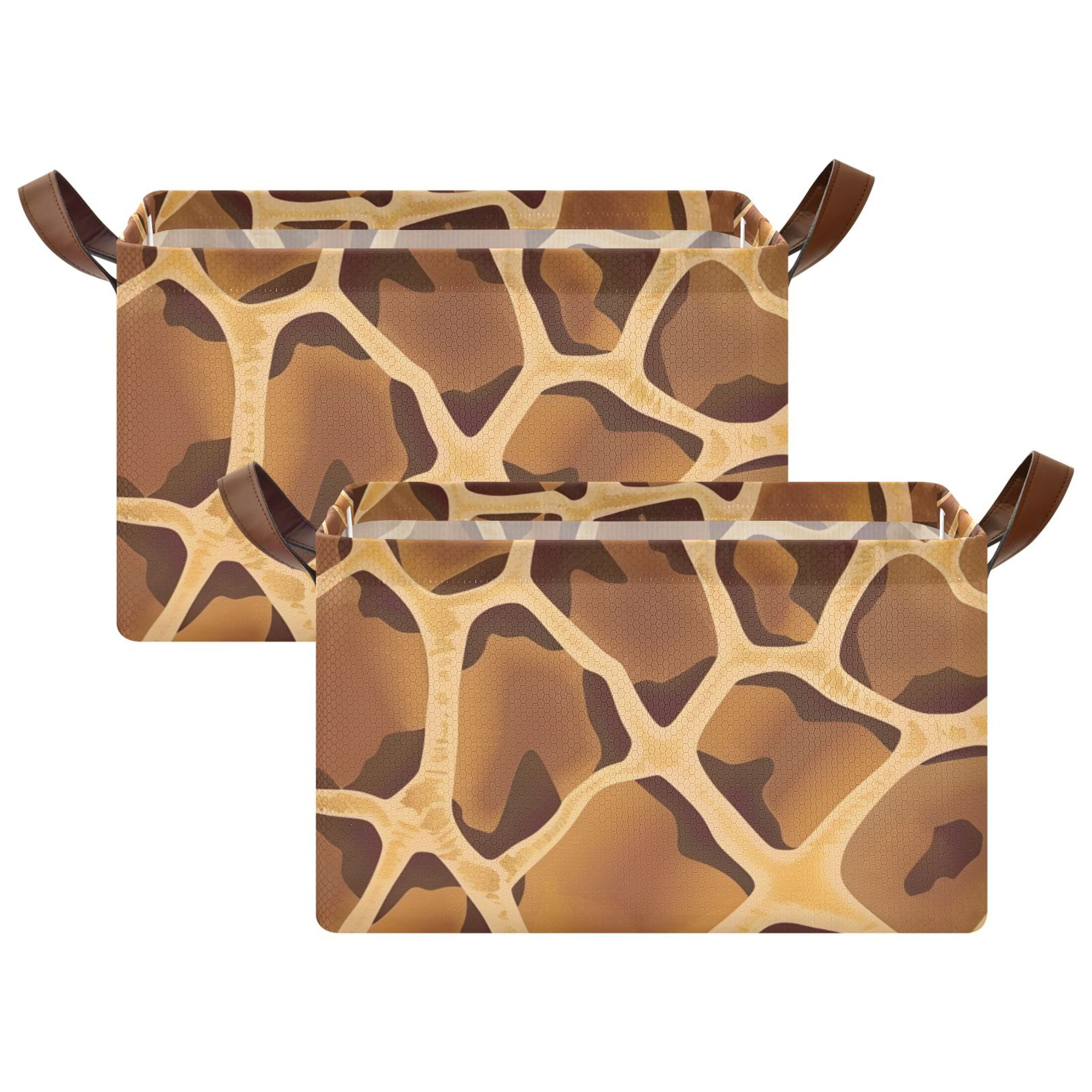 Ryvnso Snake Animal Skin Storage Bins Large Basket Foldable Cube Toys ...