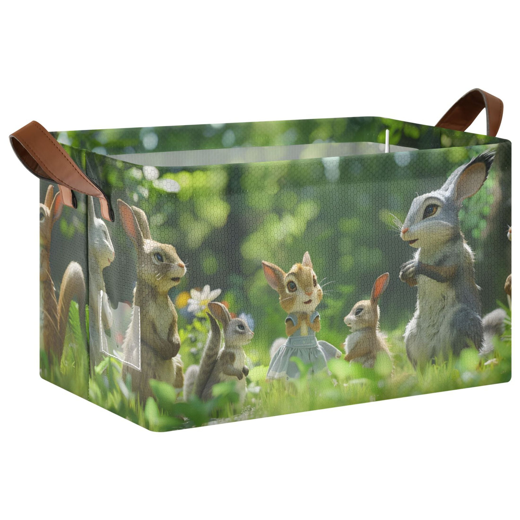 Ryvnso Squirrel in Forest Storage Bins Large Basket Foldable Cube Toys ...