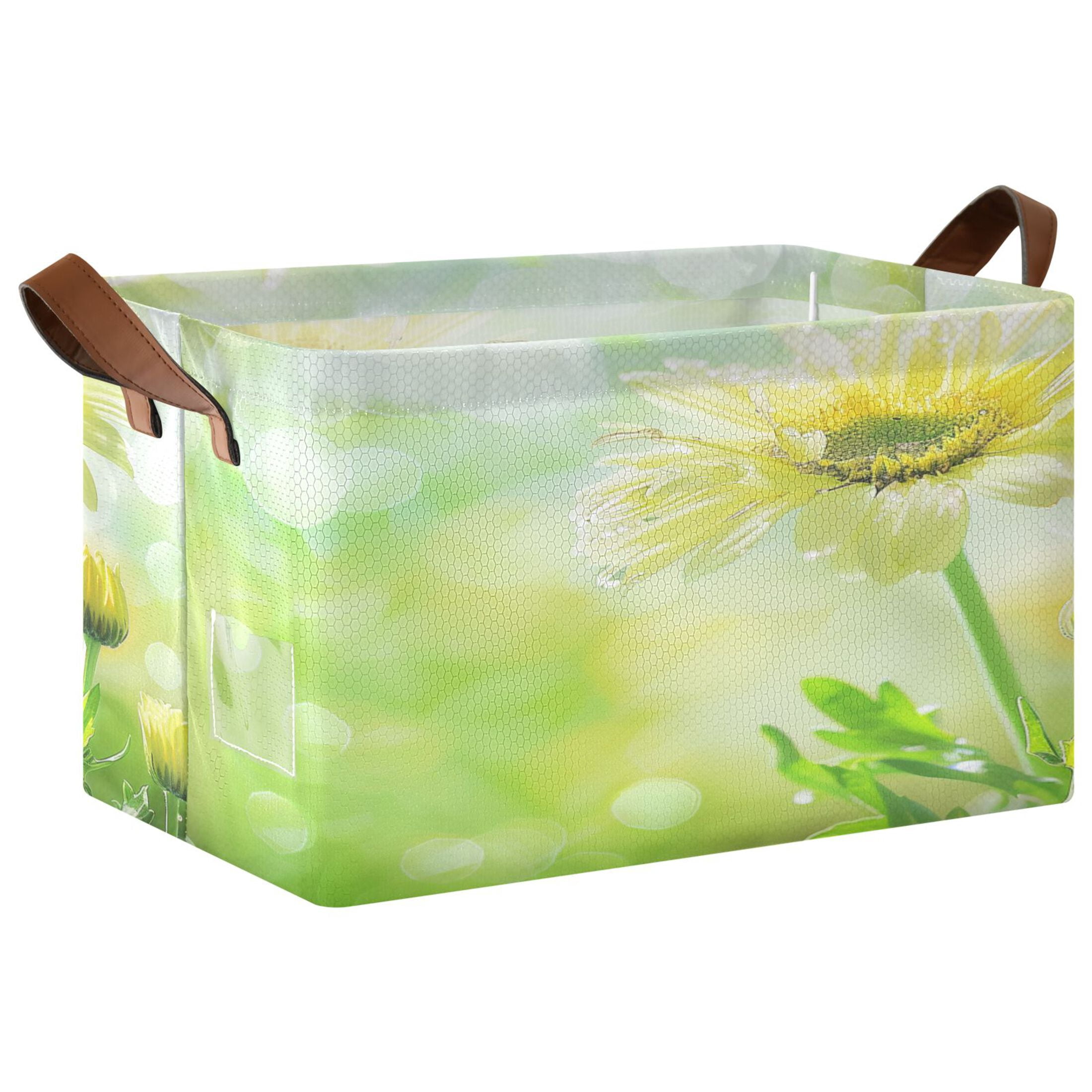 Ryvnso Sunflower in Sunshine Storage Bins Large Basket Foldable Cube ...