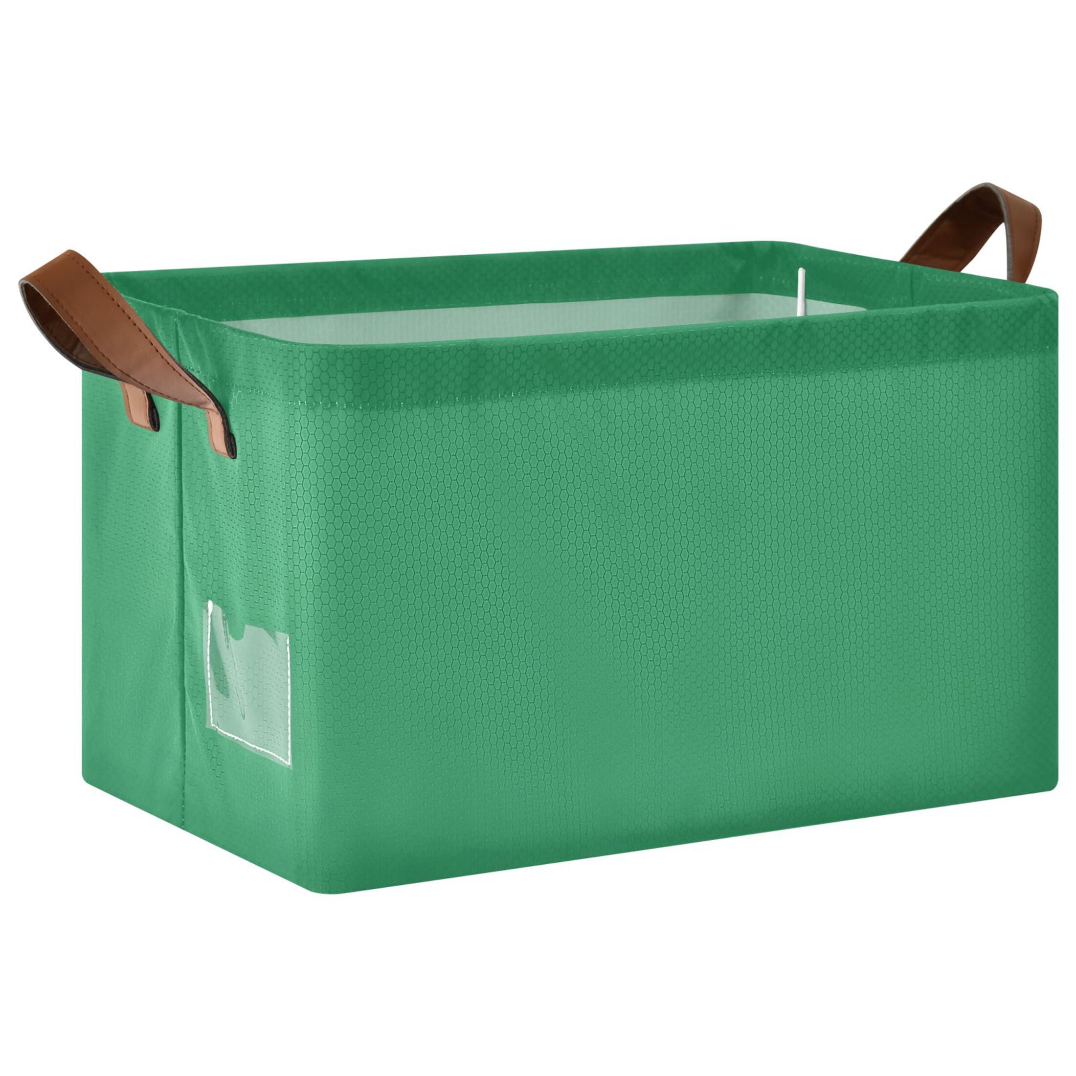 Ryvnso Teal Green Storage Bins Large Basket Foldable Cube Toys ...