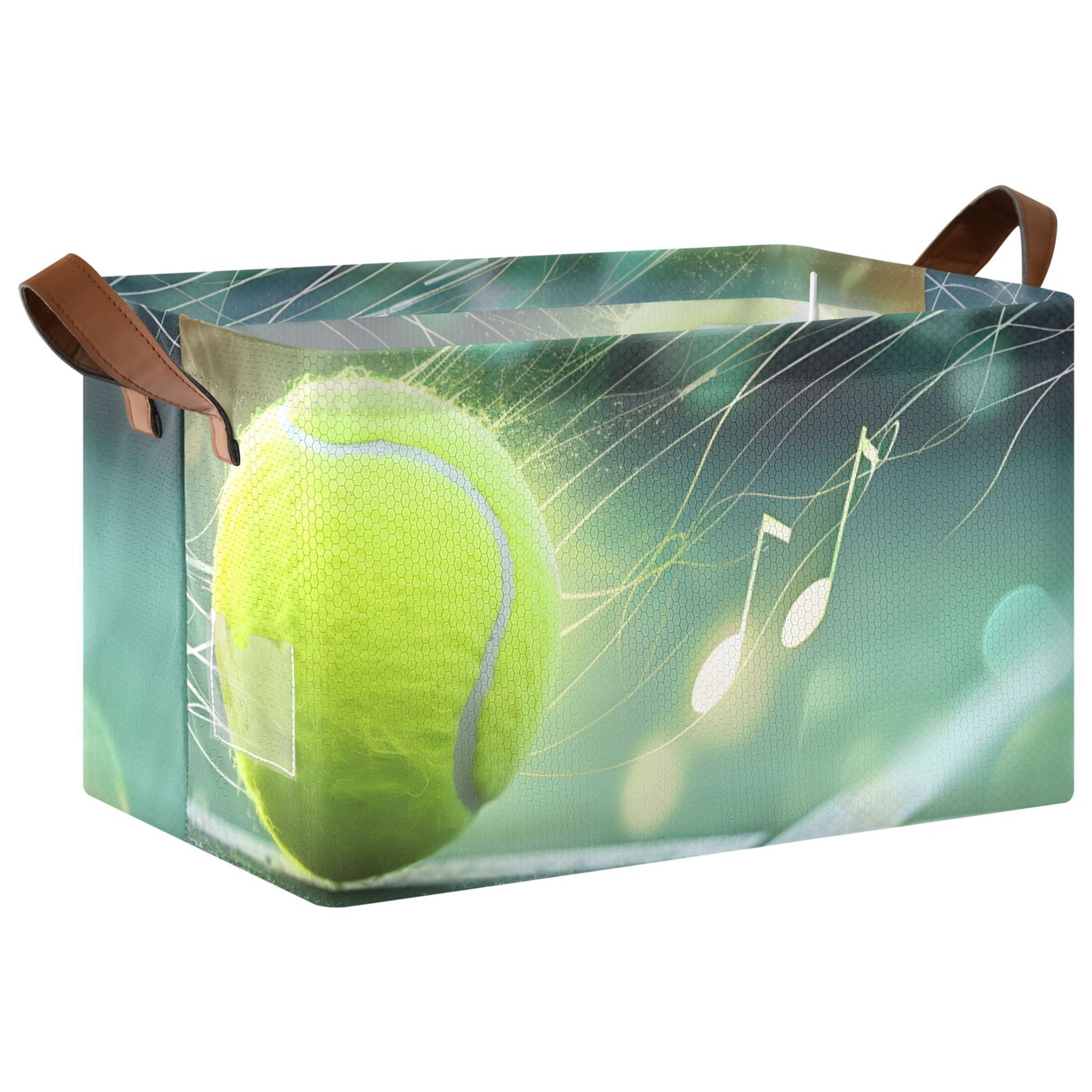 Ryvnso Tennis Ball Notes Storage Bins Large Basket Foldable Cube Toys ...