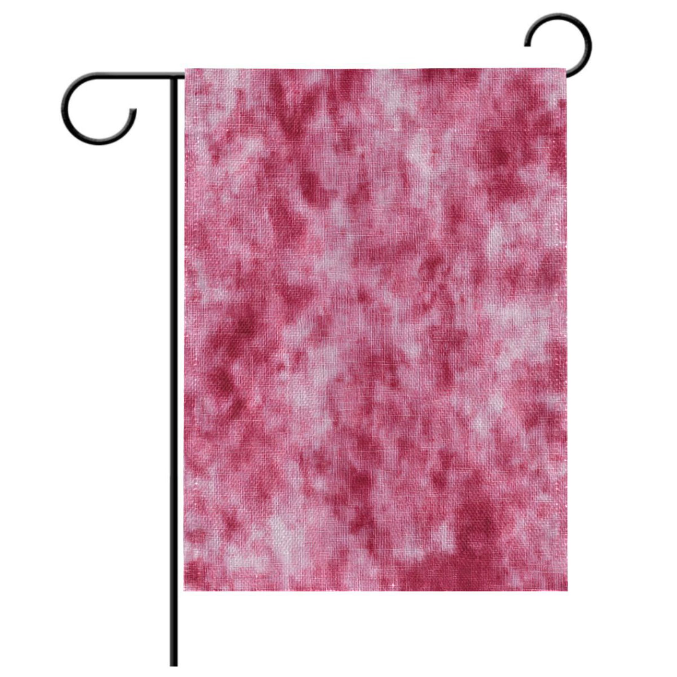 Ryvnso Tie Dye Red Garden Flag 12x18 Inch Double Sided Seasonal Yard ...