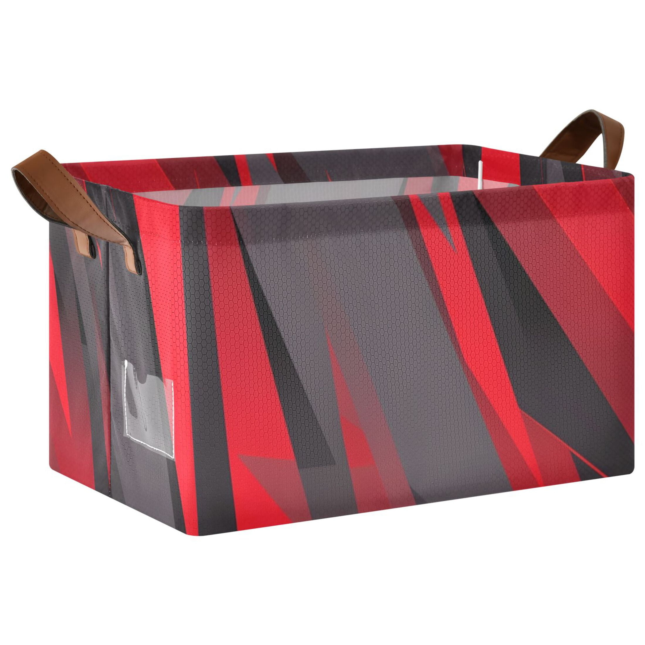 Ryvnso Triangle Geometry Pattern Storage Bins Large Basket Foldable ...