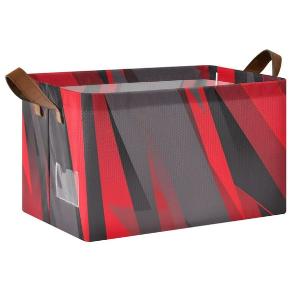 Ryvnso Triangle Geometry Pattern Storage Bins Large Basket Foldable ...