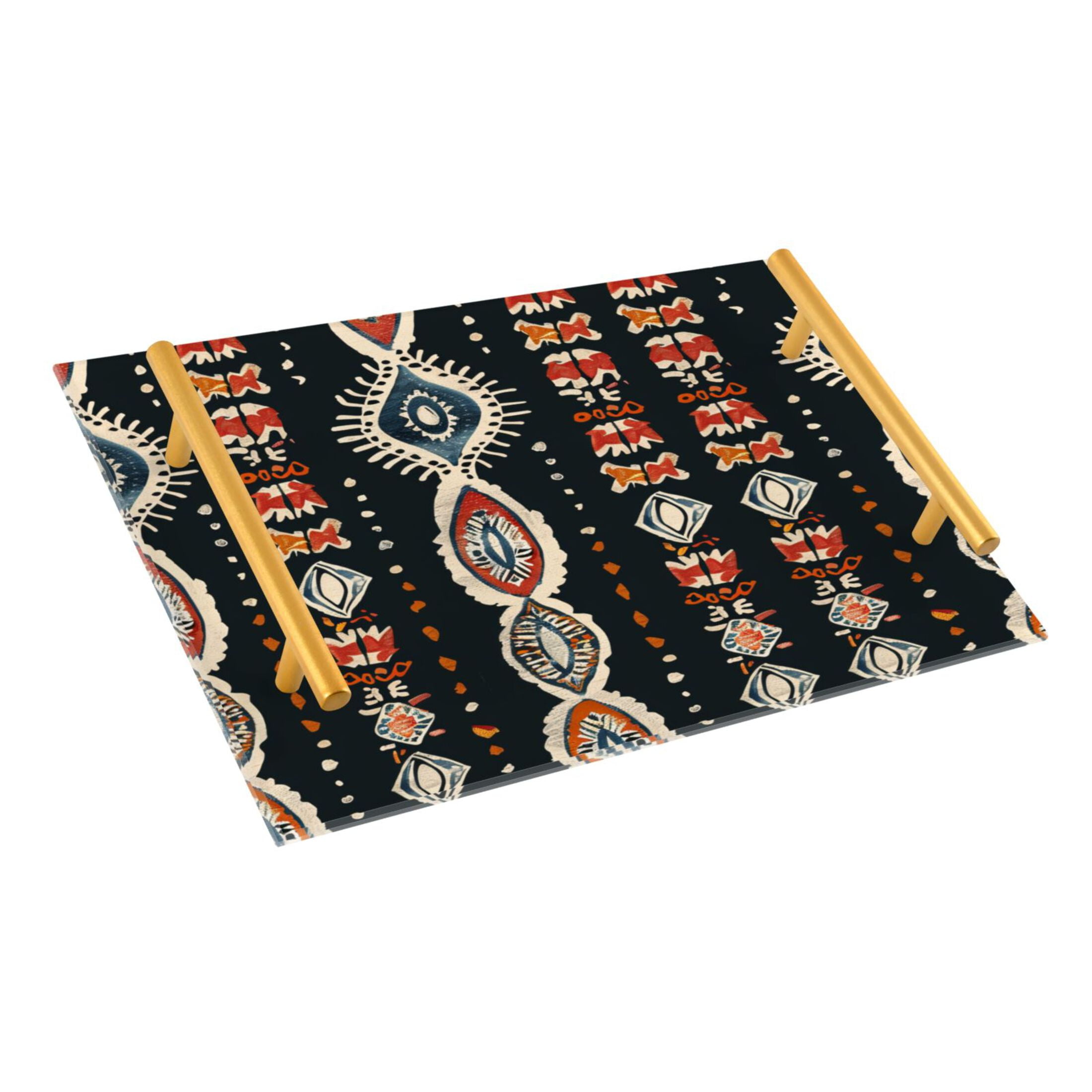 Ryvnso Tribal Bohemia Bathroom Tray Vanity Countertop Trays Acrylic ...
