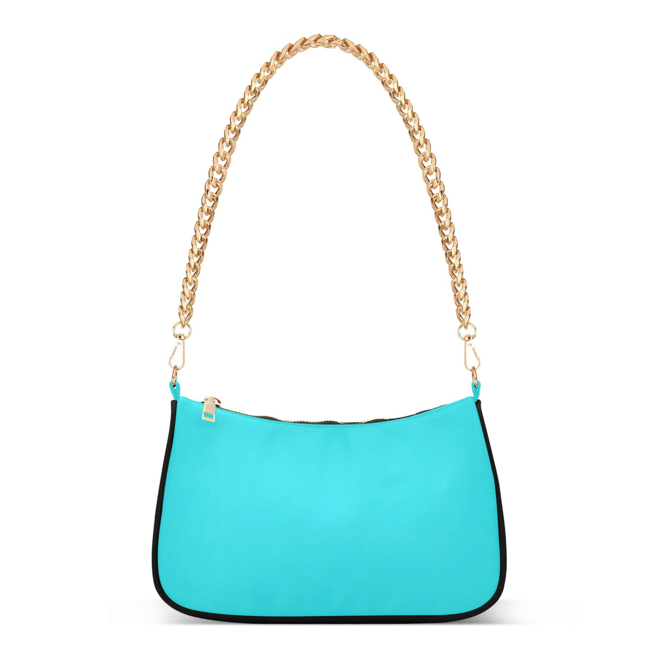 Ryvnso Turquoise Womens Chain Shoulder Bag Tote Handbags Clutch Hobo ...
