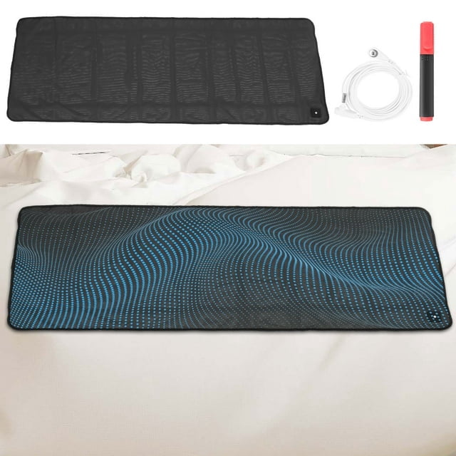 Rzvnmko Grounding Mat for Bed Anti Slip PU Leather Grounding Pad with ...