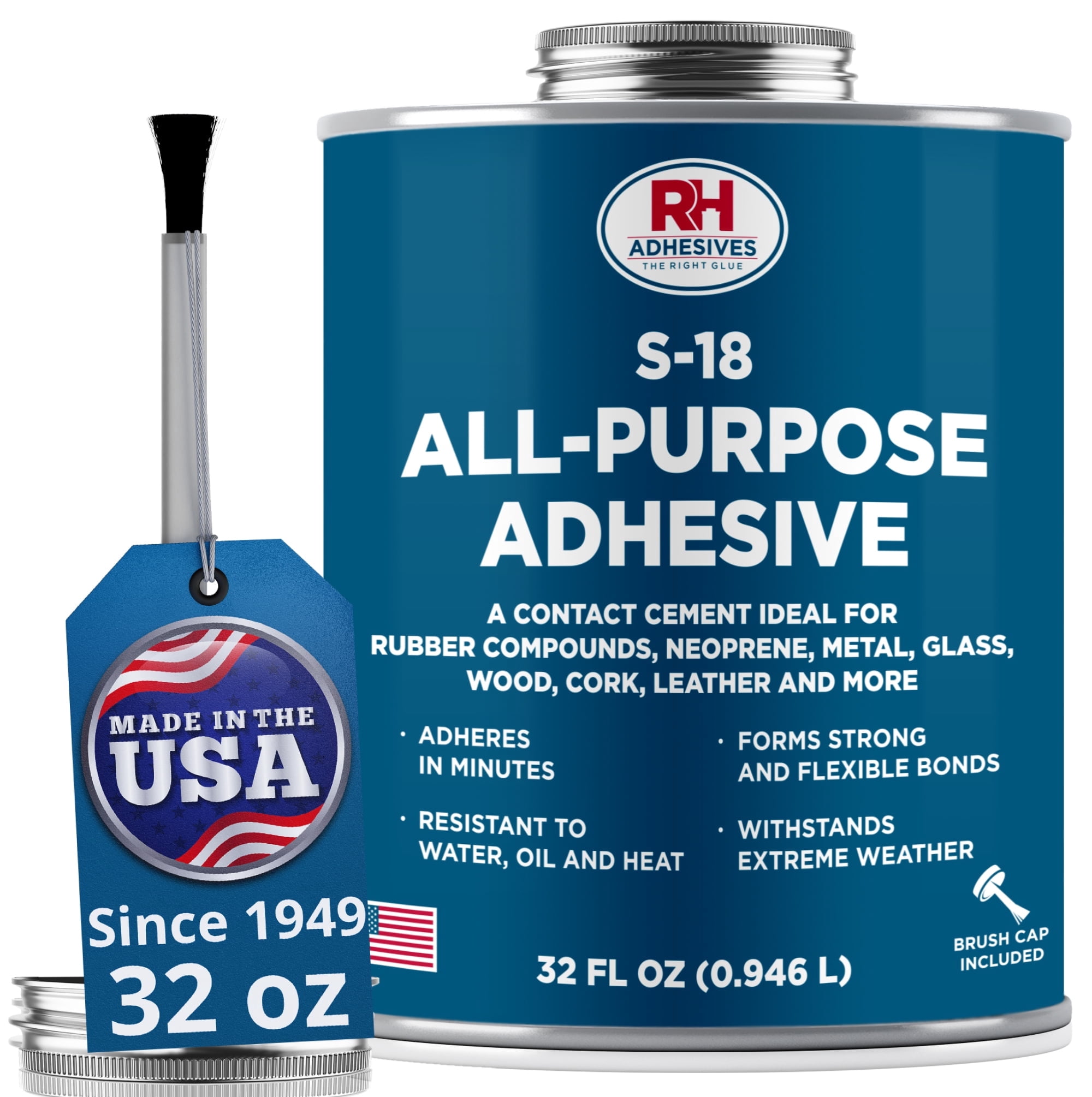 S-18 All-Purpose Adhesive, 32 oz. can - RH Adhesives - Walmart.com