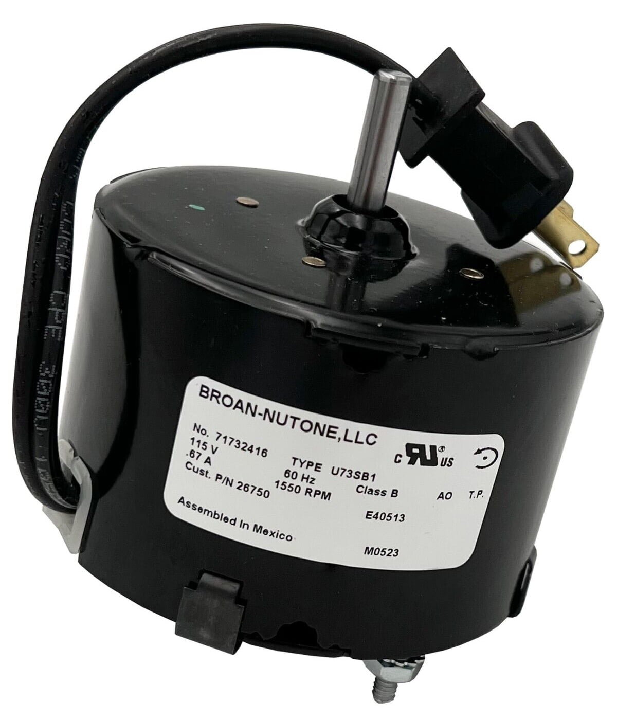 S-26750SER Nutone Bathroom Exhaust Fan Vent Motor OEM JA2C134N 26750 ...