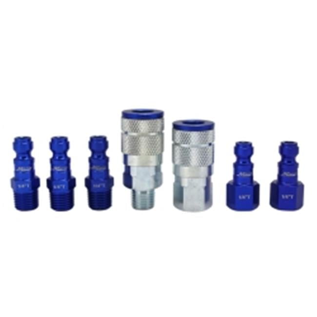 S-307TKIT 7 Peice T-Style Coupler & Plug Kit, Blue - Walmart.com