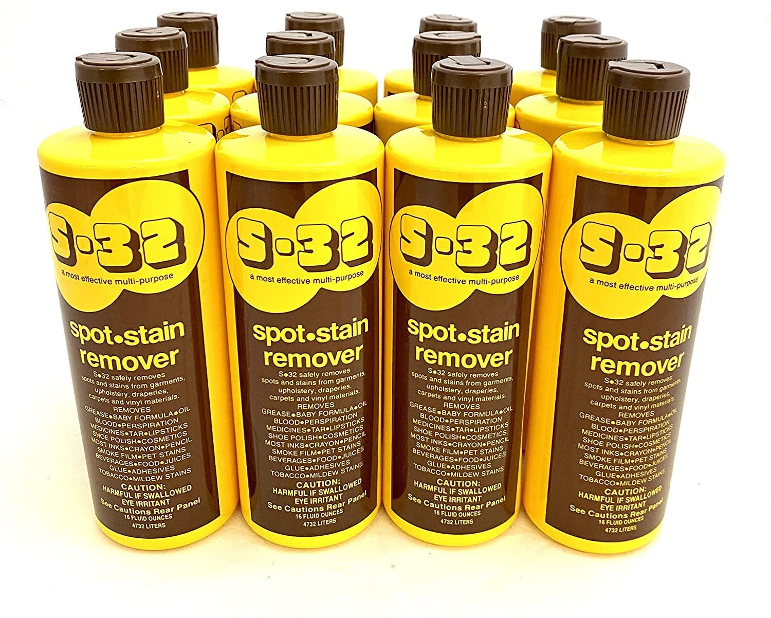 S-32 Spot Stain Remover Commercial and Household, 15.2 oz, 12 Bottles ...