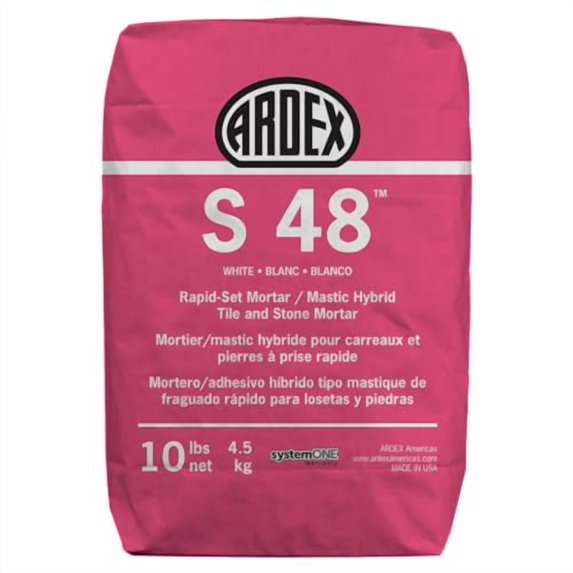 S 48 Versatile, Rapid-Set, Polymer-Modified Thinset Mortar Adhesive ...