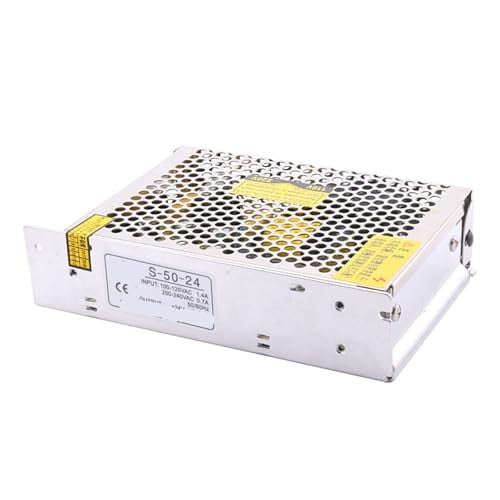 S-50-24 AC Input 100-240V DC Output 24V 2A 50W Indoor Use Power Supply ...