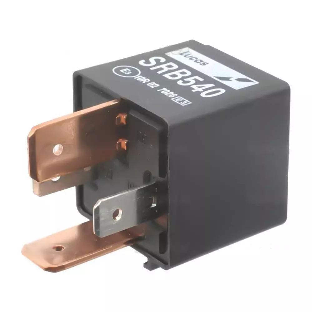 S.65443 Relay, 4 Terminals, 12 Volts - Fits Ford/New Holland 3230, 4630 ...