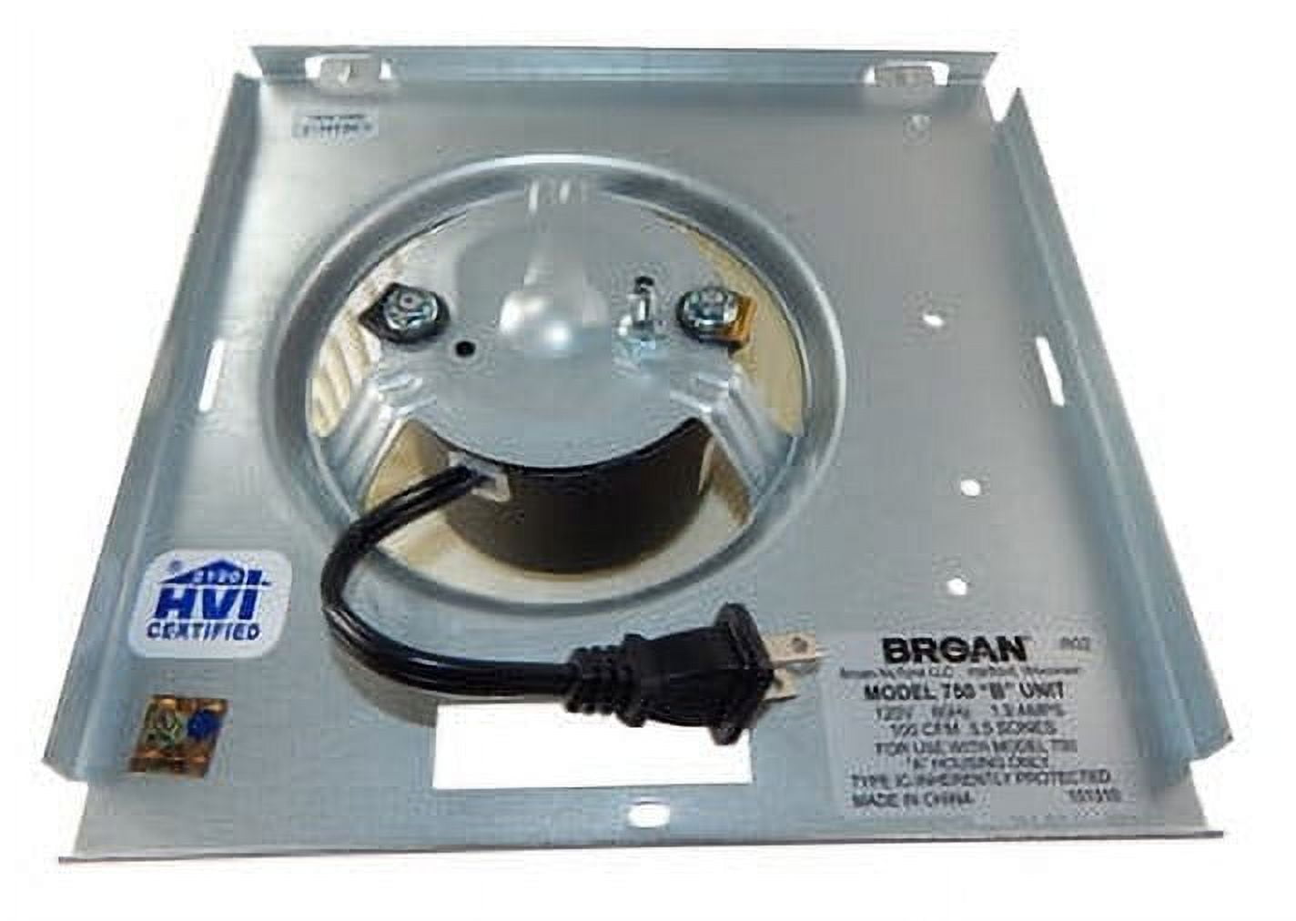 S-97017703 Broan Nutone Motor & Blower Wheel for Model 750 B Unit ...
