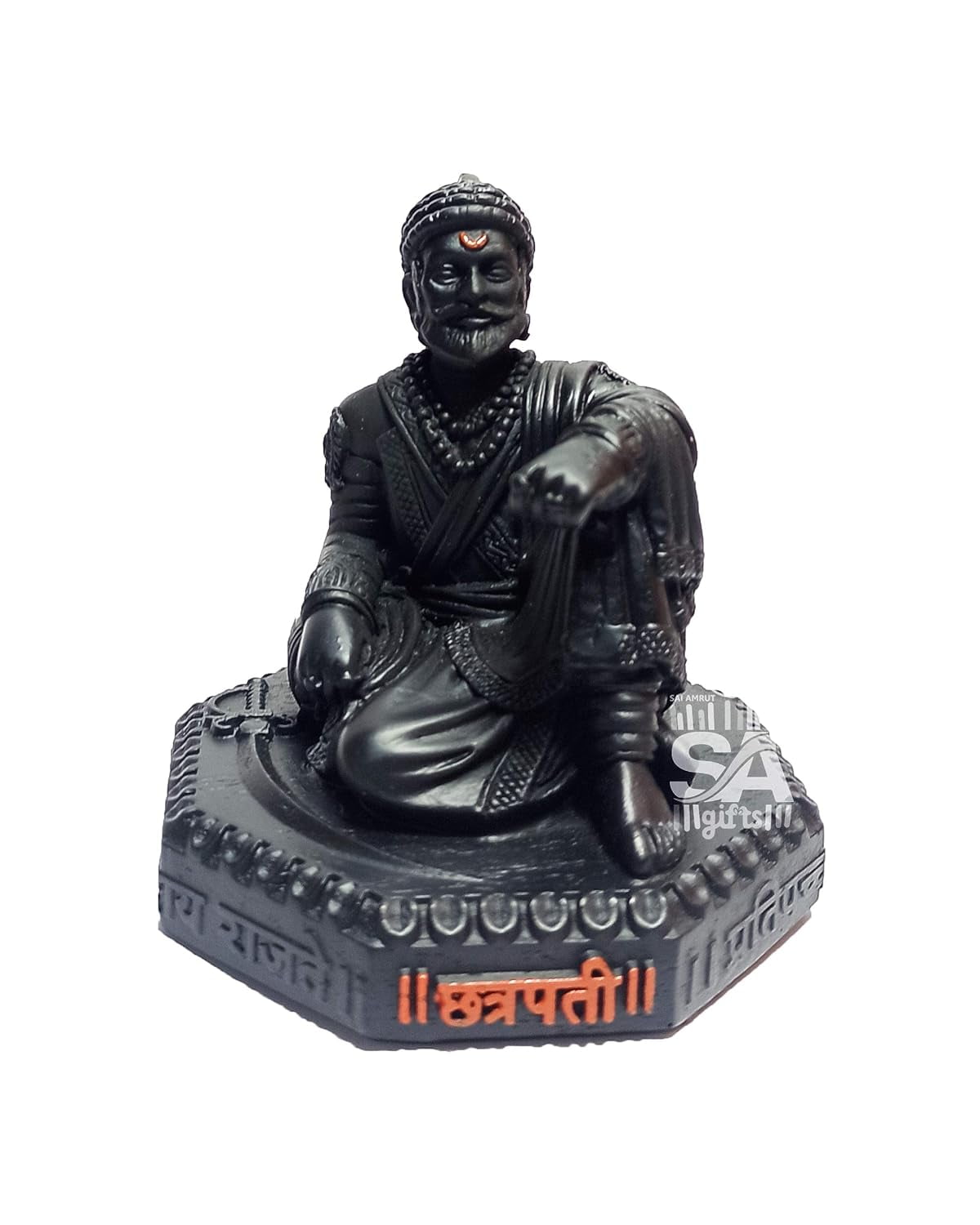 S A GIFTS Sai Amrut Polystone Chhatrapati Shivaji Maharaj The Legend Of Maharashtra Statue Matte ...
