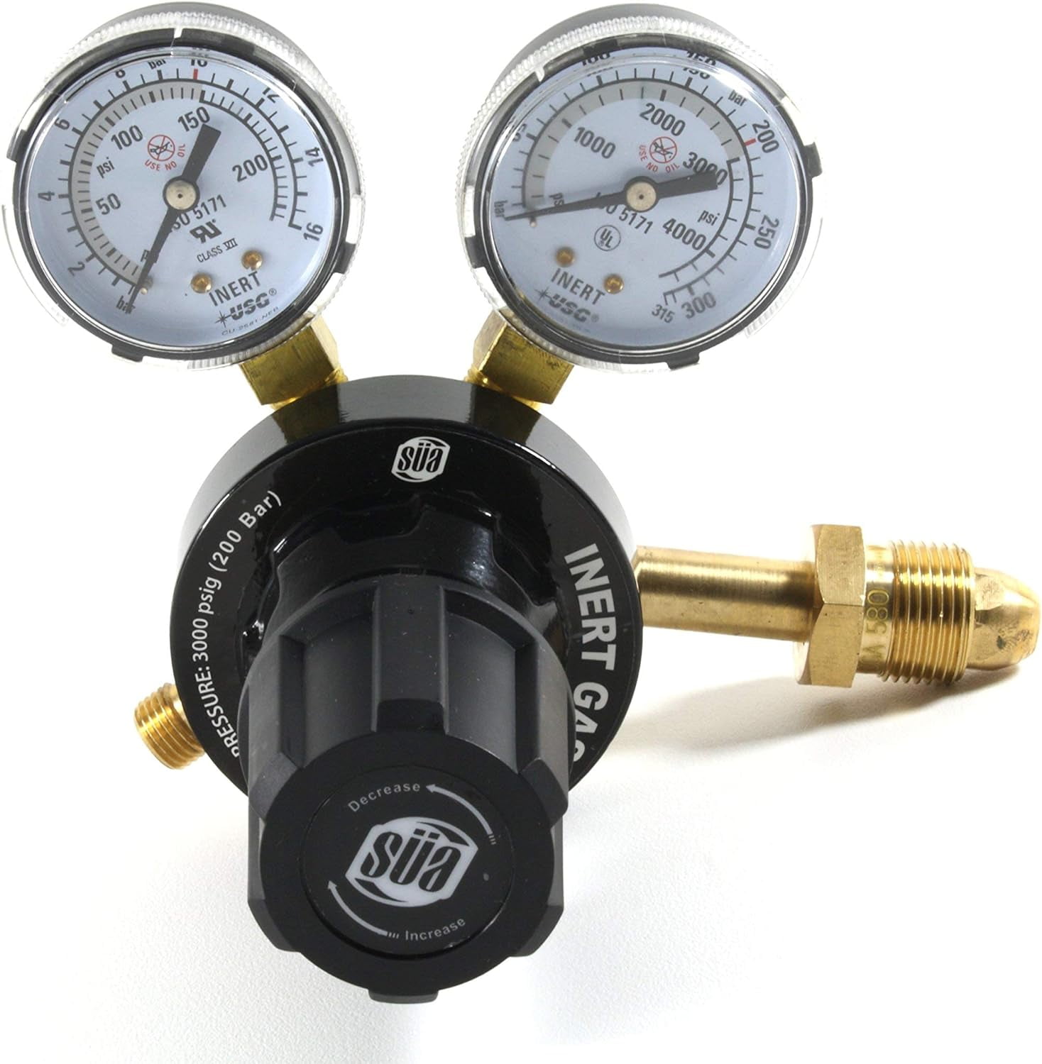 SÜA - Nitrogen Argon Helium Inert Gas Regulator Gauges - Walmart.com
