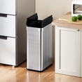 S AFSTAR 16 Gallon Kitchen Trash Can, Infrared Motion Sensor Garbage ...