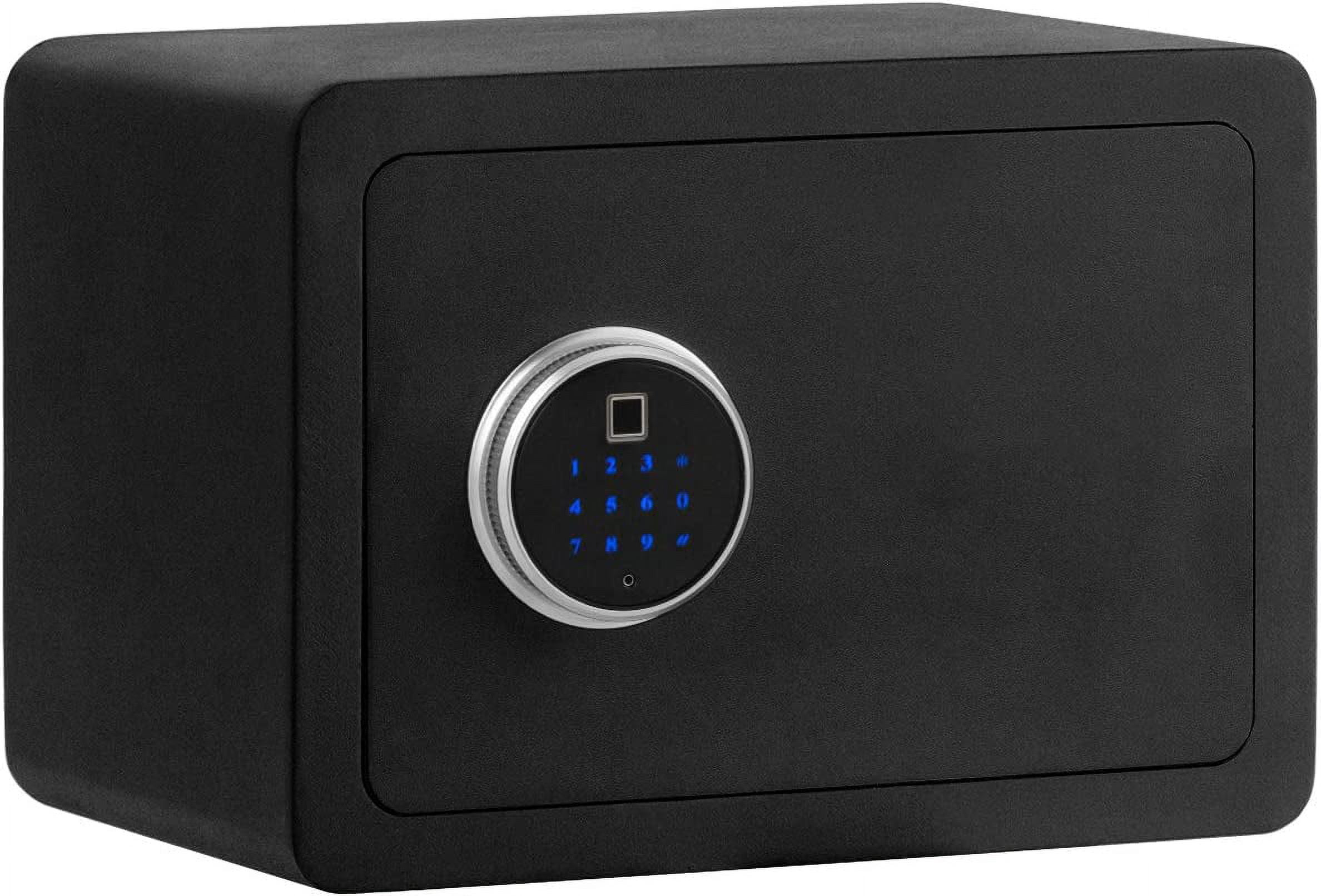S AFSTAR Fingerprint Safe Box, Security Box w/Inner LED Light for Home ...