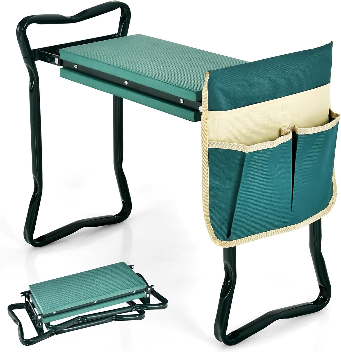 S AFSTAR Garden Kneeler and Seat, Foldable Garden Seat with EVA Foam ...