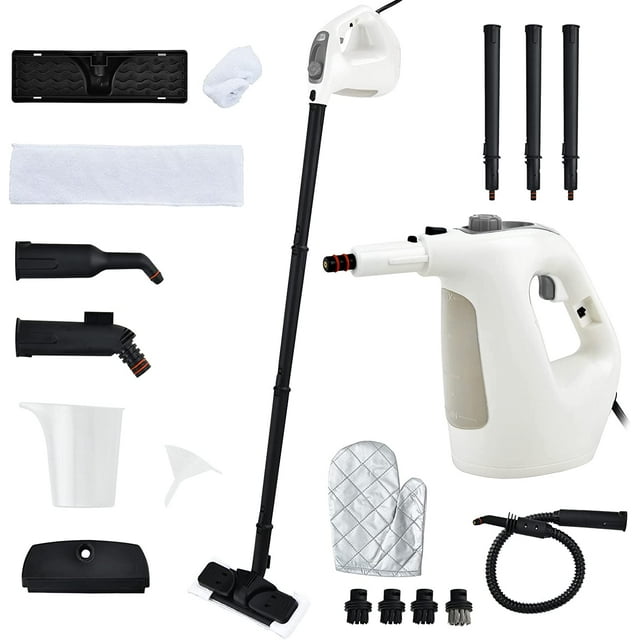 S AFSTAR Handheld Steam Cleaner, 1400W Pressurized Steamer with 14 ...