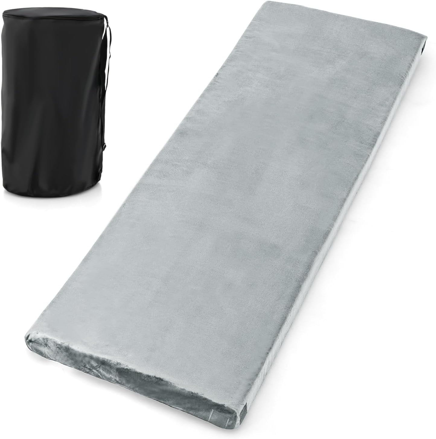 S AFSTAR Memory Foam Camping Mattress, Roll Up Travel Mattress w/Carry ...