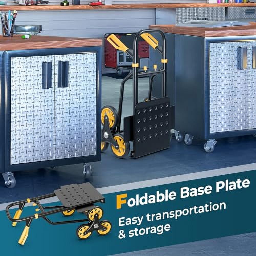 S AFSTAR Stair Climbing Cart, Heavy-Duty 350 lbs Capacity Stair Dolly ...