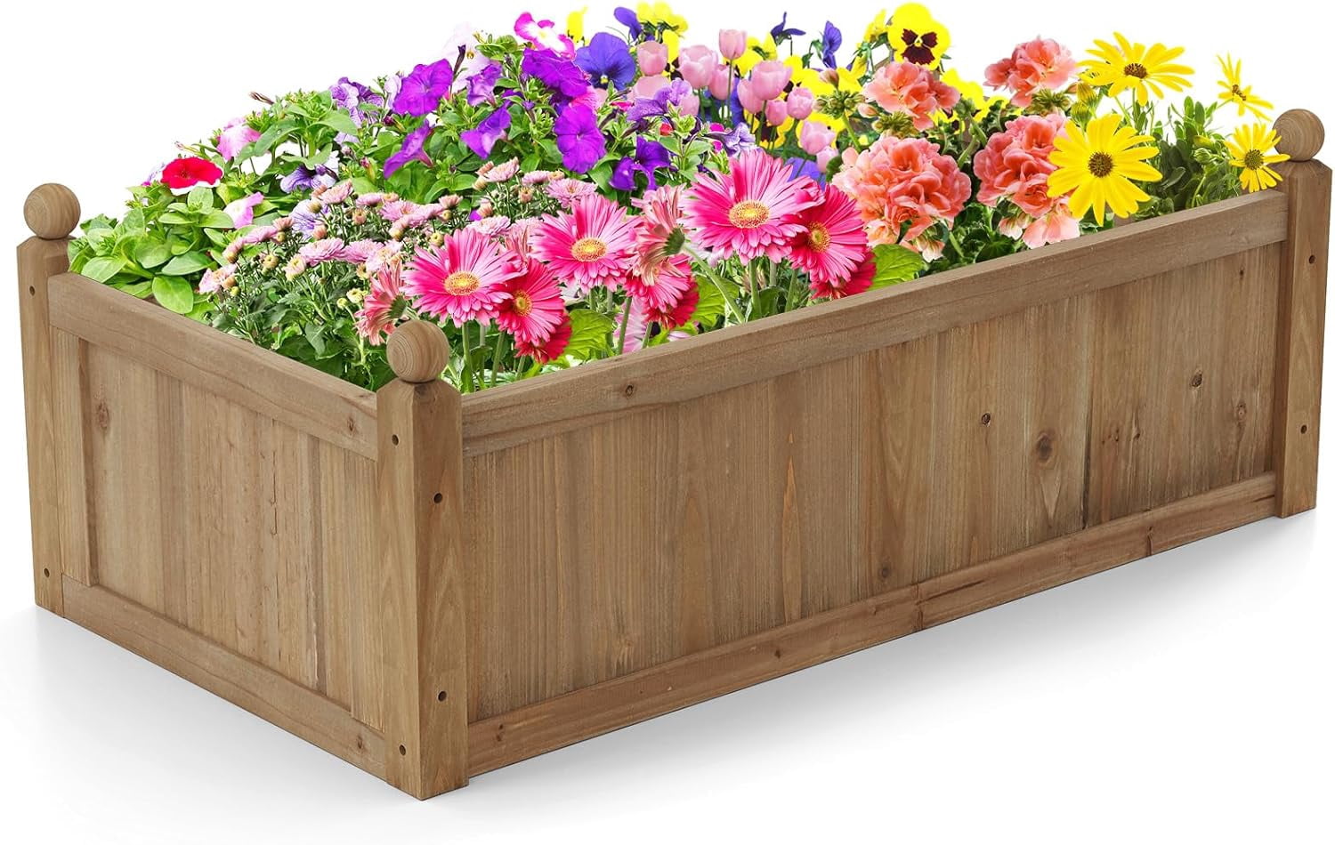 S AFSTAR Wooden Raised Garden Bed, 46