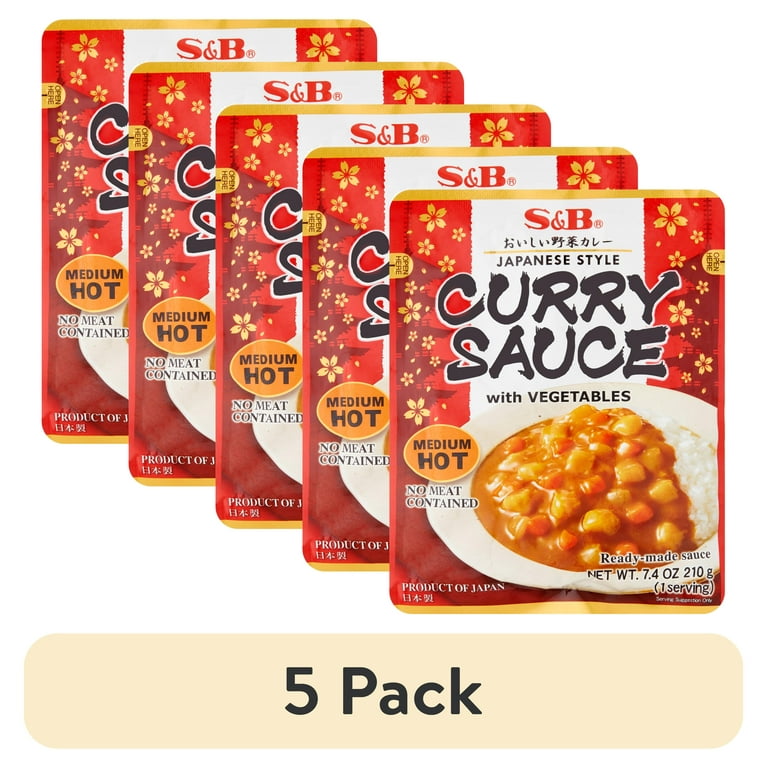 S&B Curry Sauce With Vegetables Hot, Ounce (Pack Of 10), 40% OFF