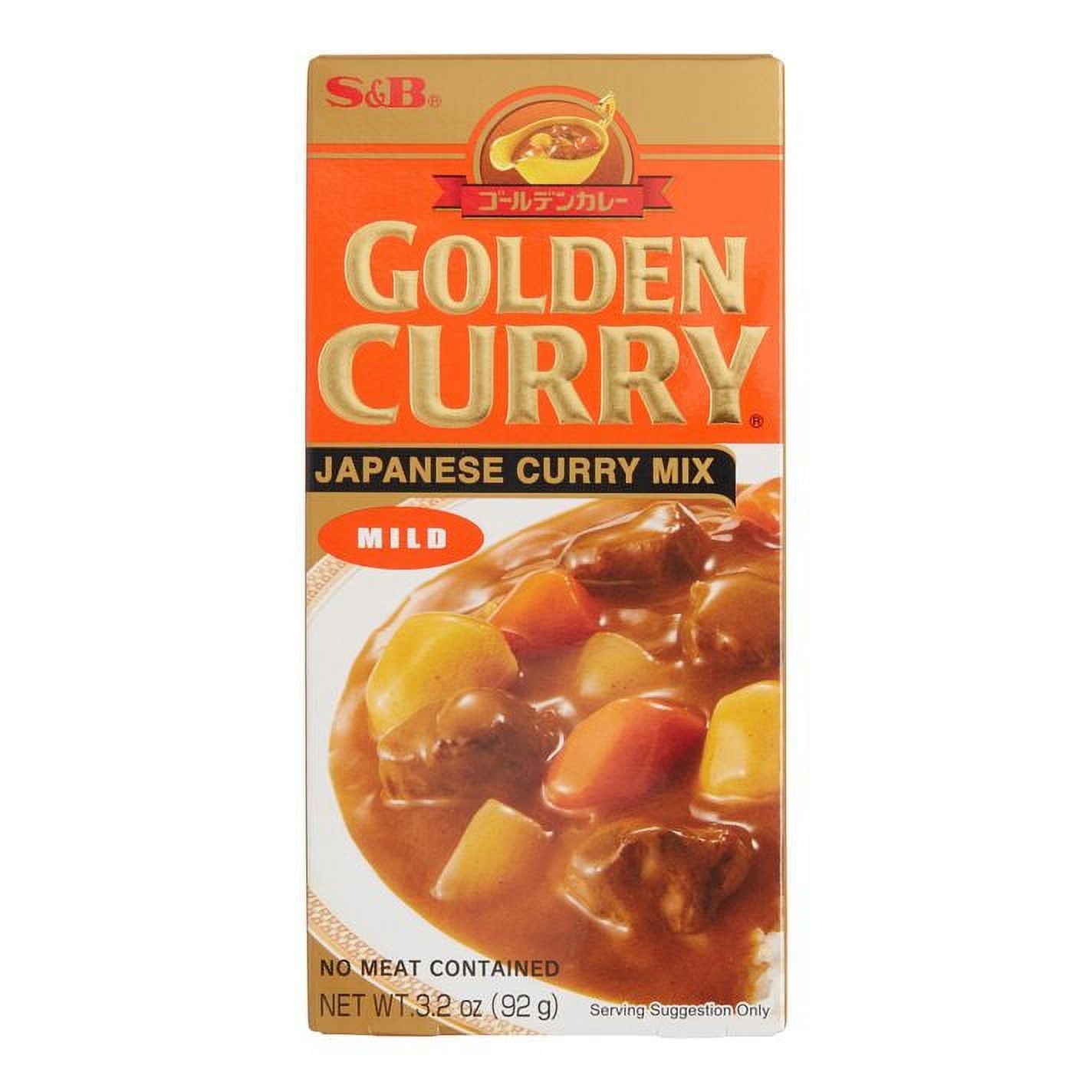 S&B Mild Golden Curry Sauce Mix 3.2 oz 2 each Pack of 4 - Walmart.com